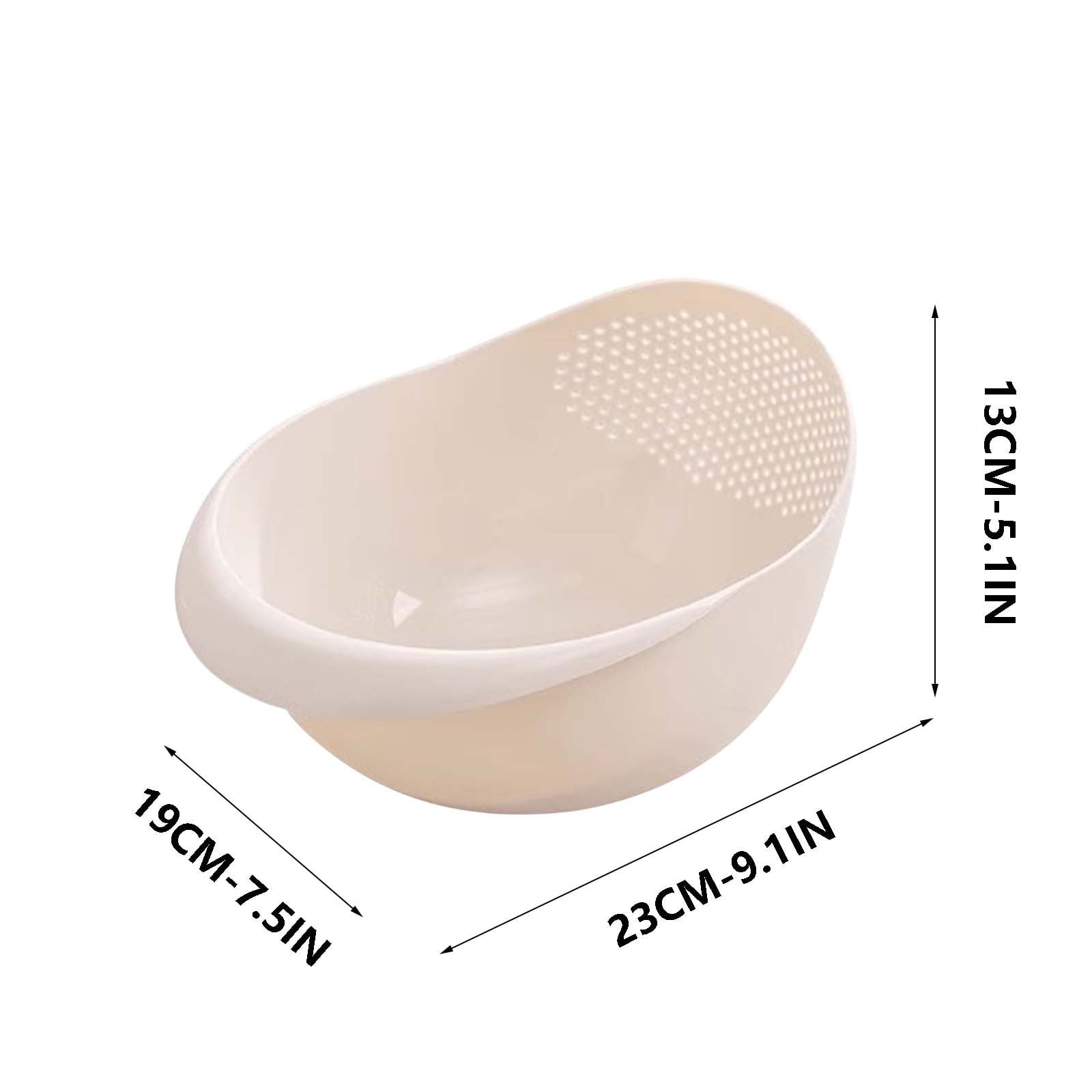 kedshhgu Clearance Kitchen Drain Basket, Rice Washer, Grain Strainer ...