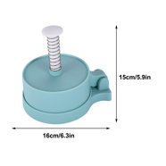 Meykers Burger Press, Aluminum Hamburger Patty Maker with Wax Papers ...