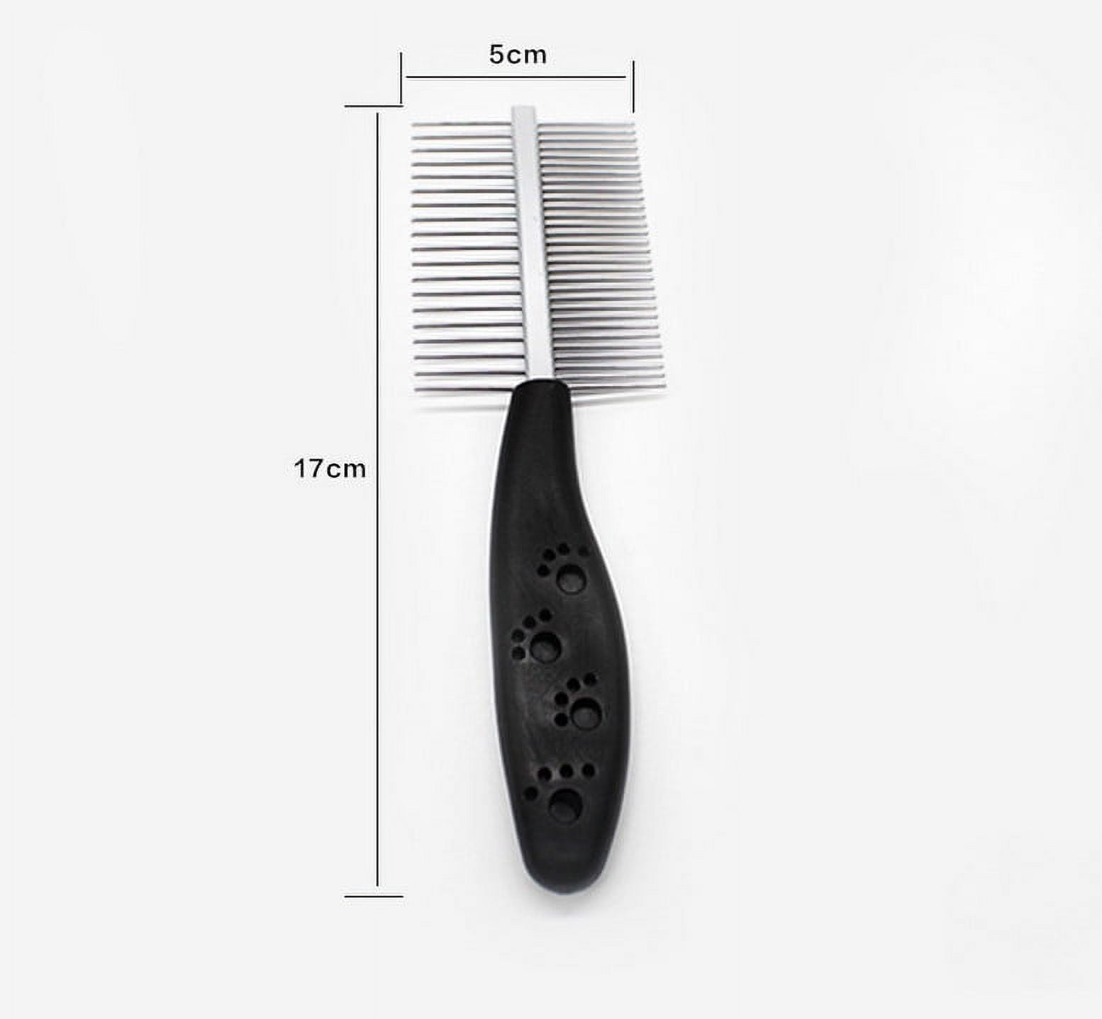 kedshhgu Large Firm Brush & Pet Comb Kit,Extra Long Pin Slicker Brush ...
