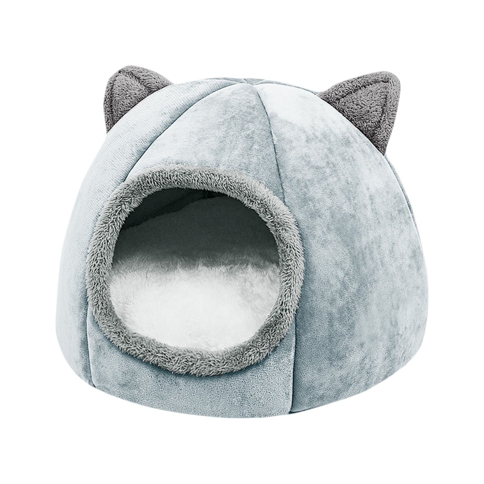 kedshhgu Pet Bed, Self-Warming 2 in 2 Cat Tent Cave for Cats and Small ...