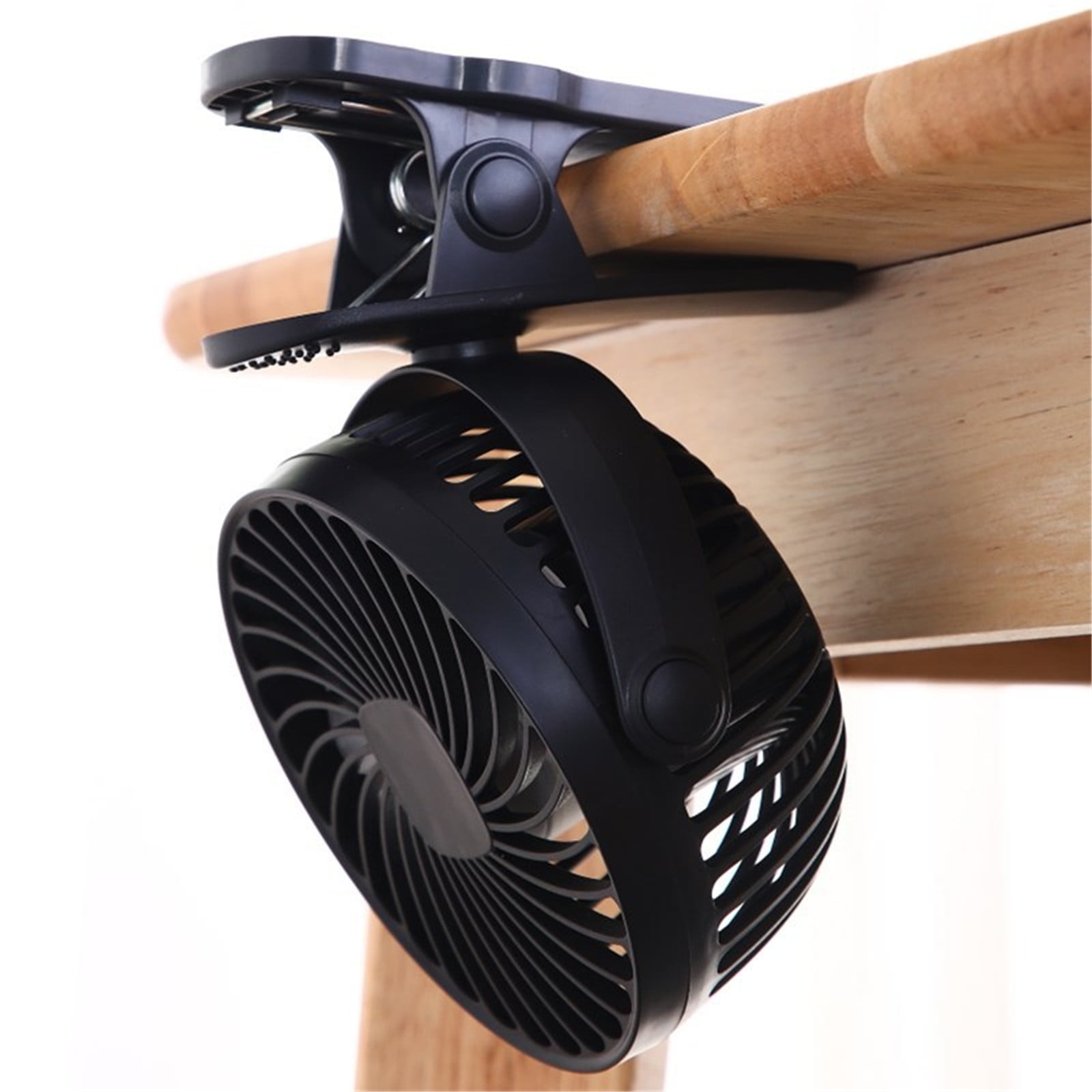 kedshhgu Small Clip on Fan, 3 Speeds USB Fan with Strong Airflow, Clip ...