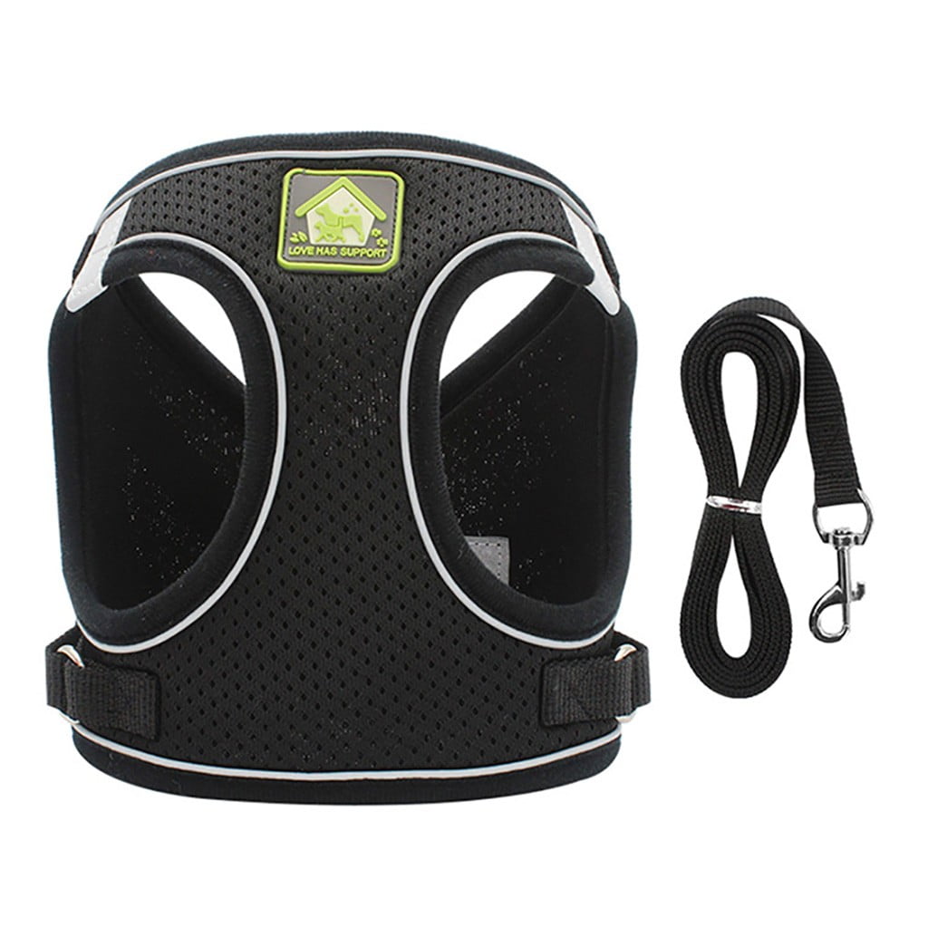 kedshhgu Small Dog Harness and Leash Set,Step in No Chock No Pull Soft ...