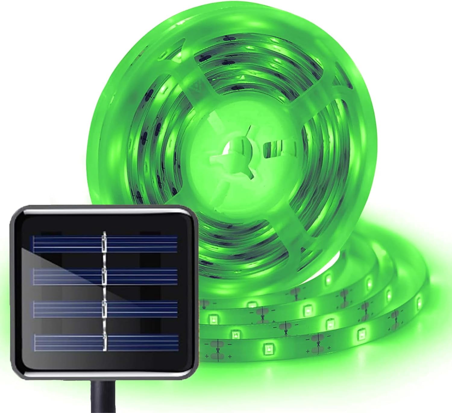 keeda Solar LED Strip Lights Outdoor, 9.85ft 90LED Waterproof Flexible ...