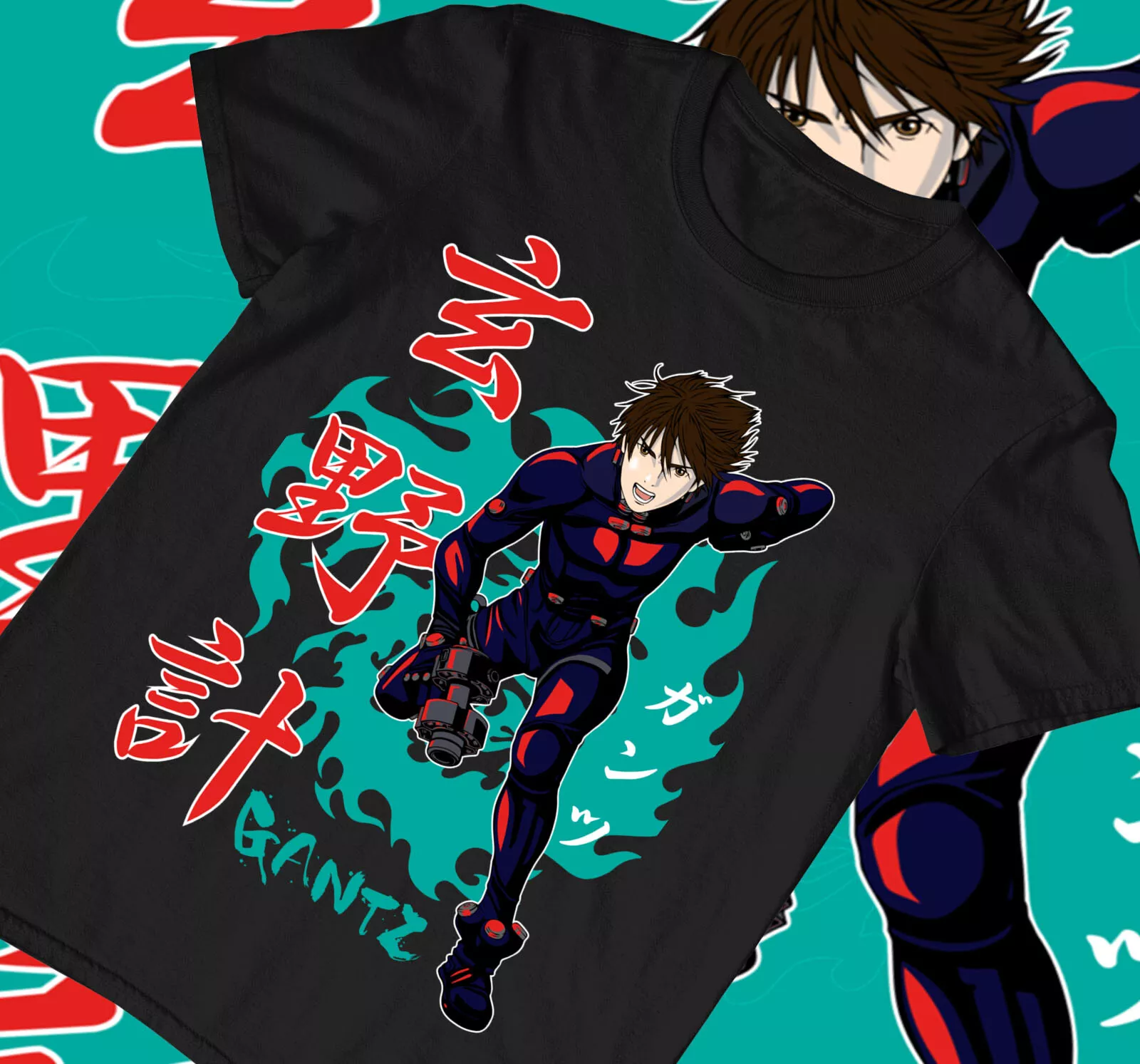 kei,kurono,gantz,anime,reika,kato,masaru,alien,team tokyo, New T-shirt ...