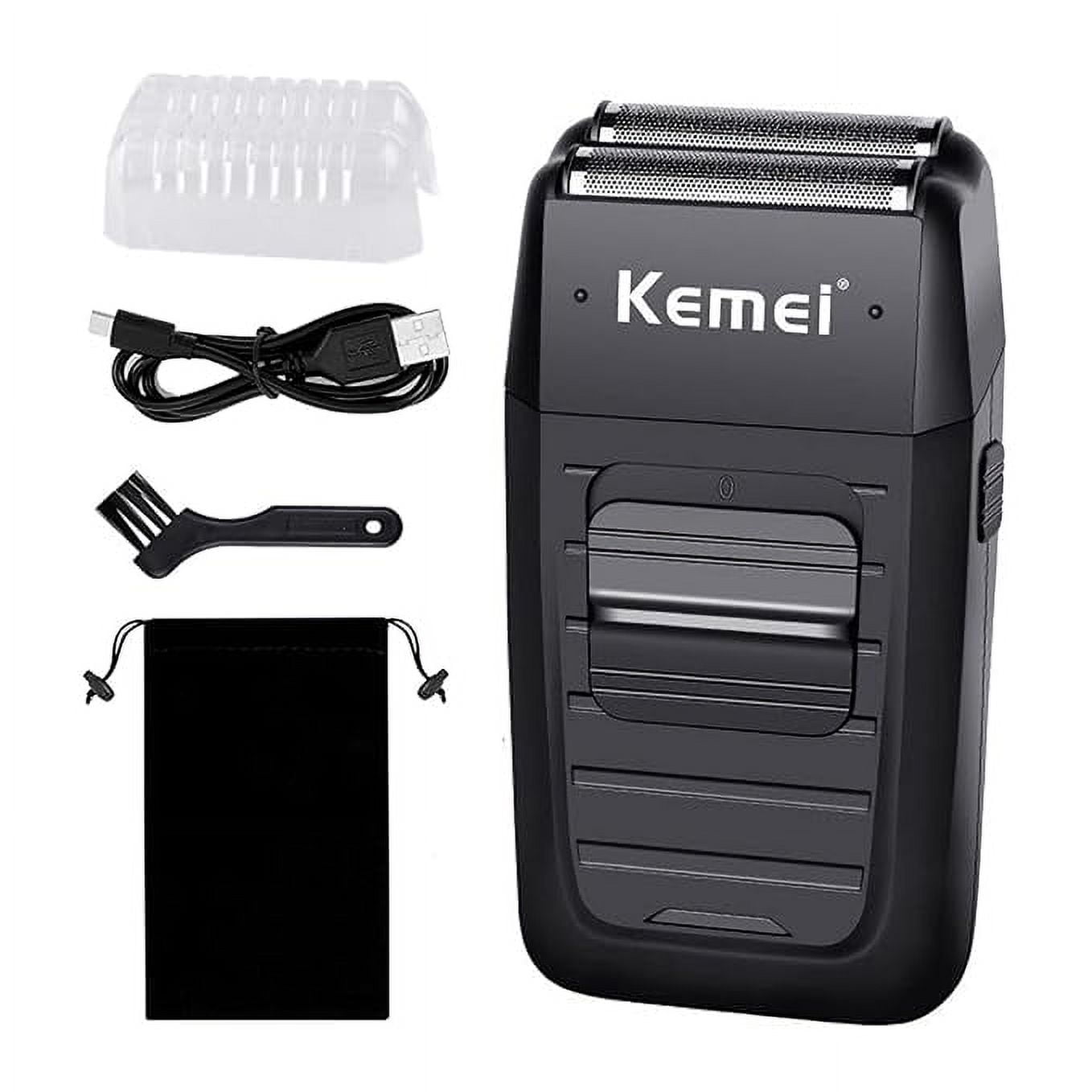kemei Men's Reciprocating Cordless Razor Razor Electric Rechargeable ...