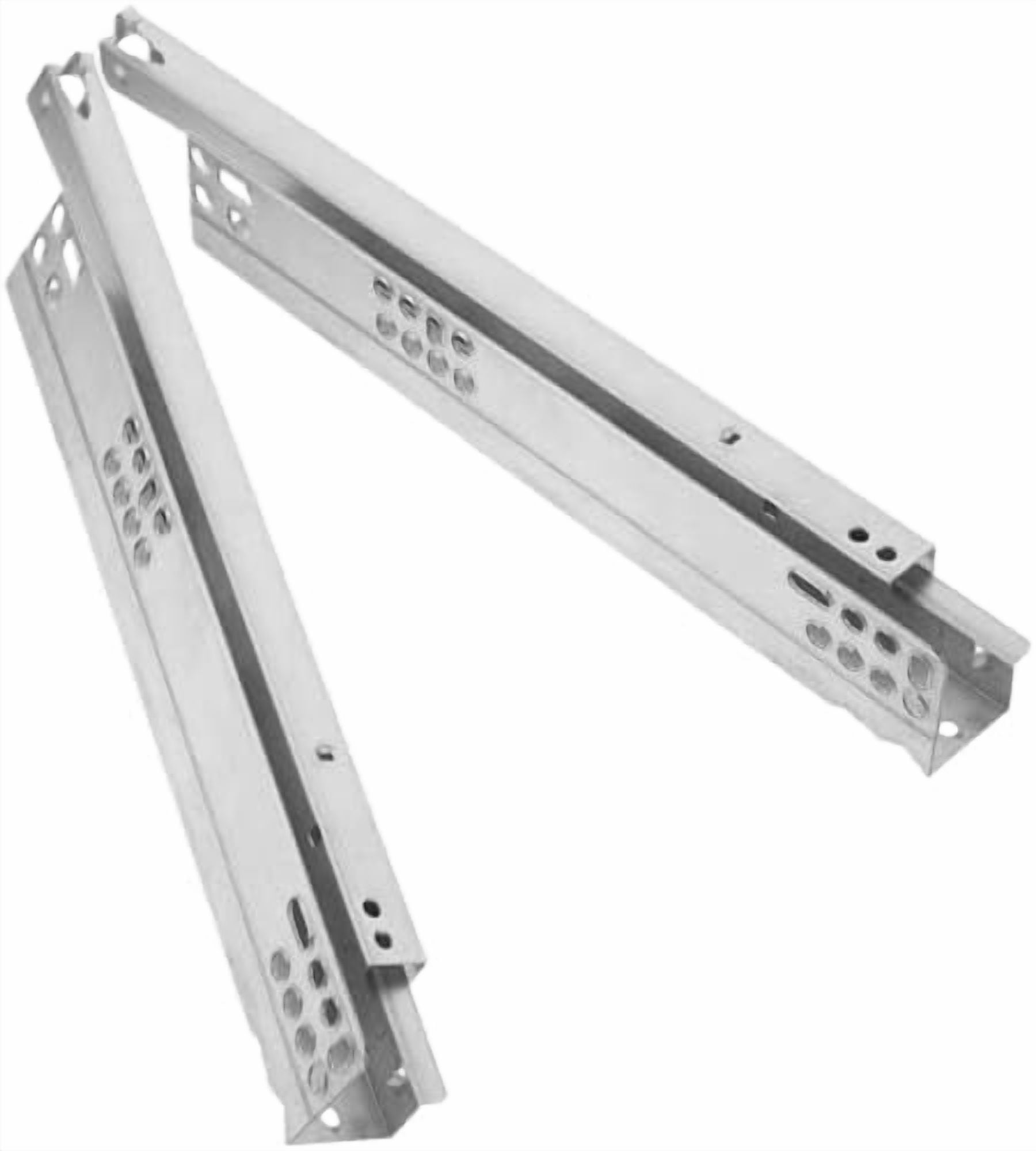 kengbi Full Extension Ball Bearing Drawer Glide 2 Pcs Hidden Slide ...