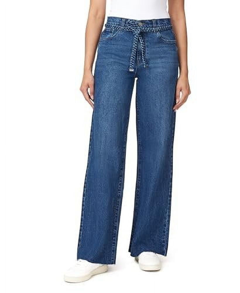 kensie Jeans for Women The Carla High-Rise Belted Wide Leg 32-inch ...
