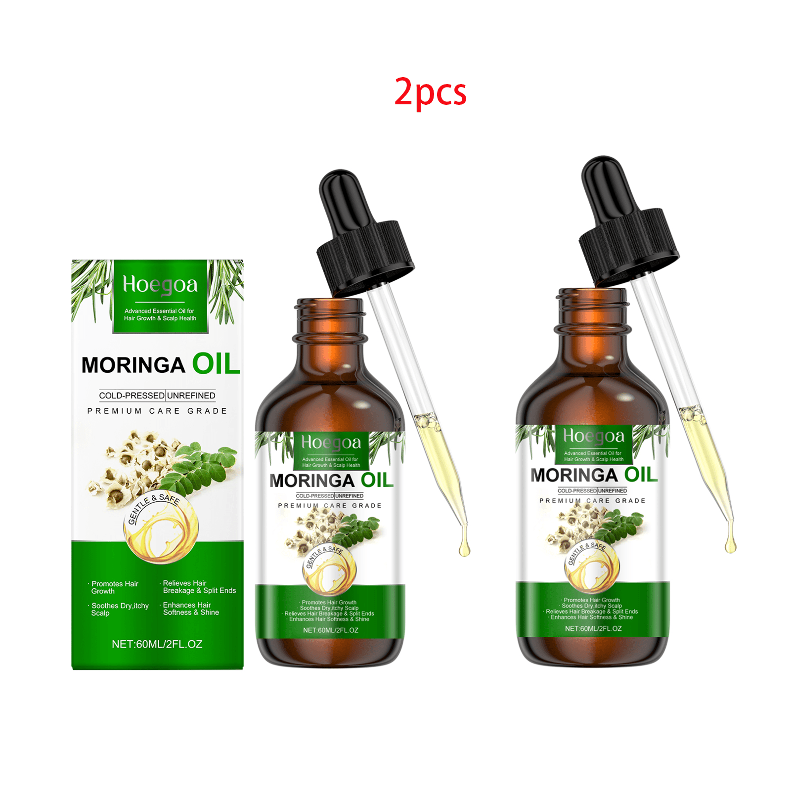 keshiMoon Moringa Seed Hair Care Essential Oil Is Gentle, Moisturizing and Hydrating. It Has a ...