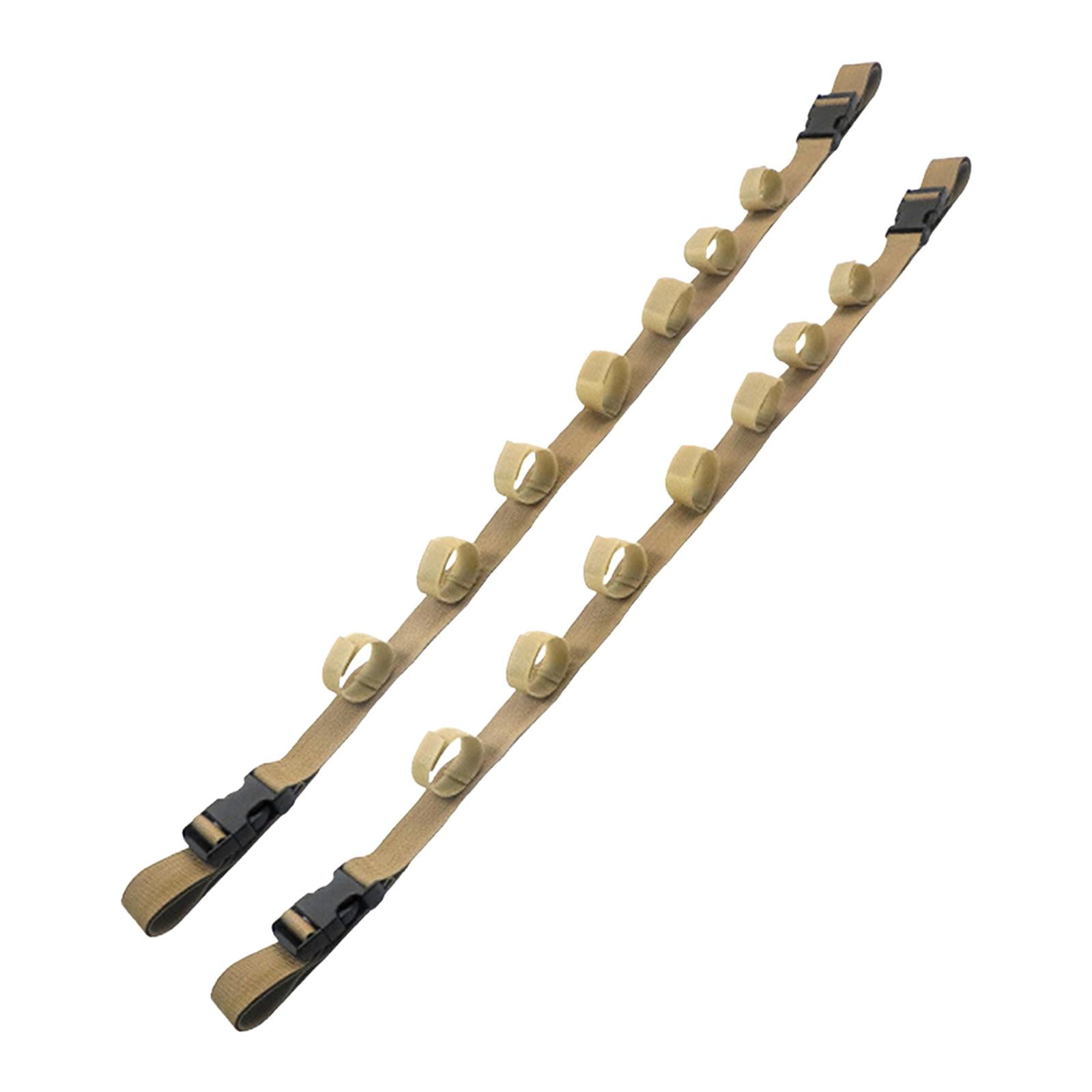 kesoto 2 Pieces 7 Rods Capacity Car Fishing Rod Holder Strap Belts ...