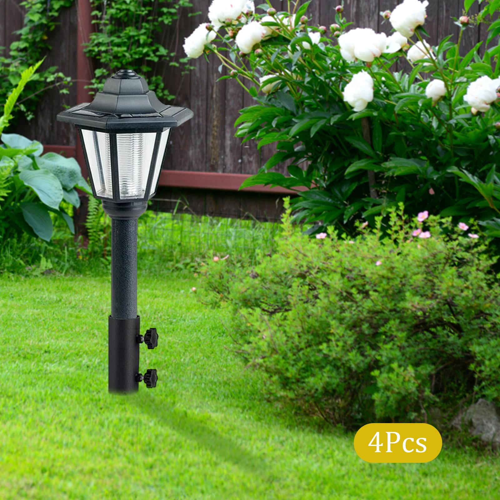 kesoto 4 Pieces Torch Poles, Flagpoles, Flagpole, Ground Mounting ...