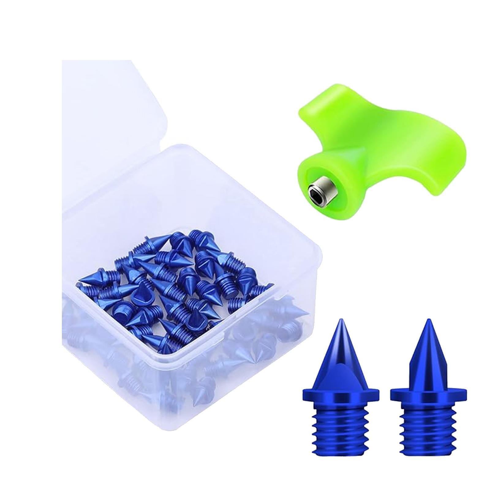 kesoto 50Pcs Track Shoe Spikes with Wrench Easy to Install Track and ...