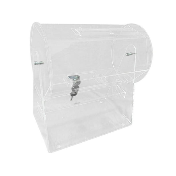 kesoto Acrylic Raffle Drum Raffle Drawing Ticket Drum Award Machine ...
