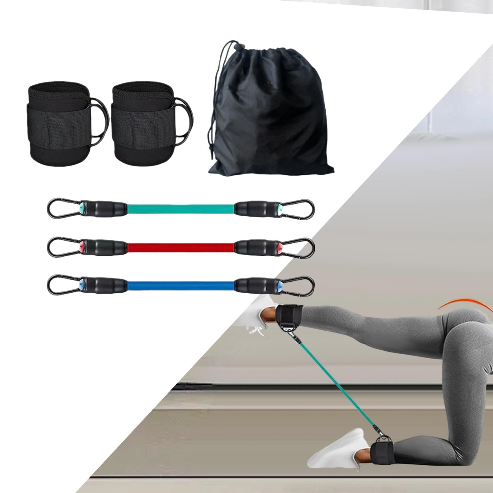 kesoto Ankle Resistance Bands with Cuffs Fitness Equipment for Women ...