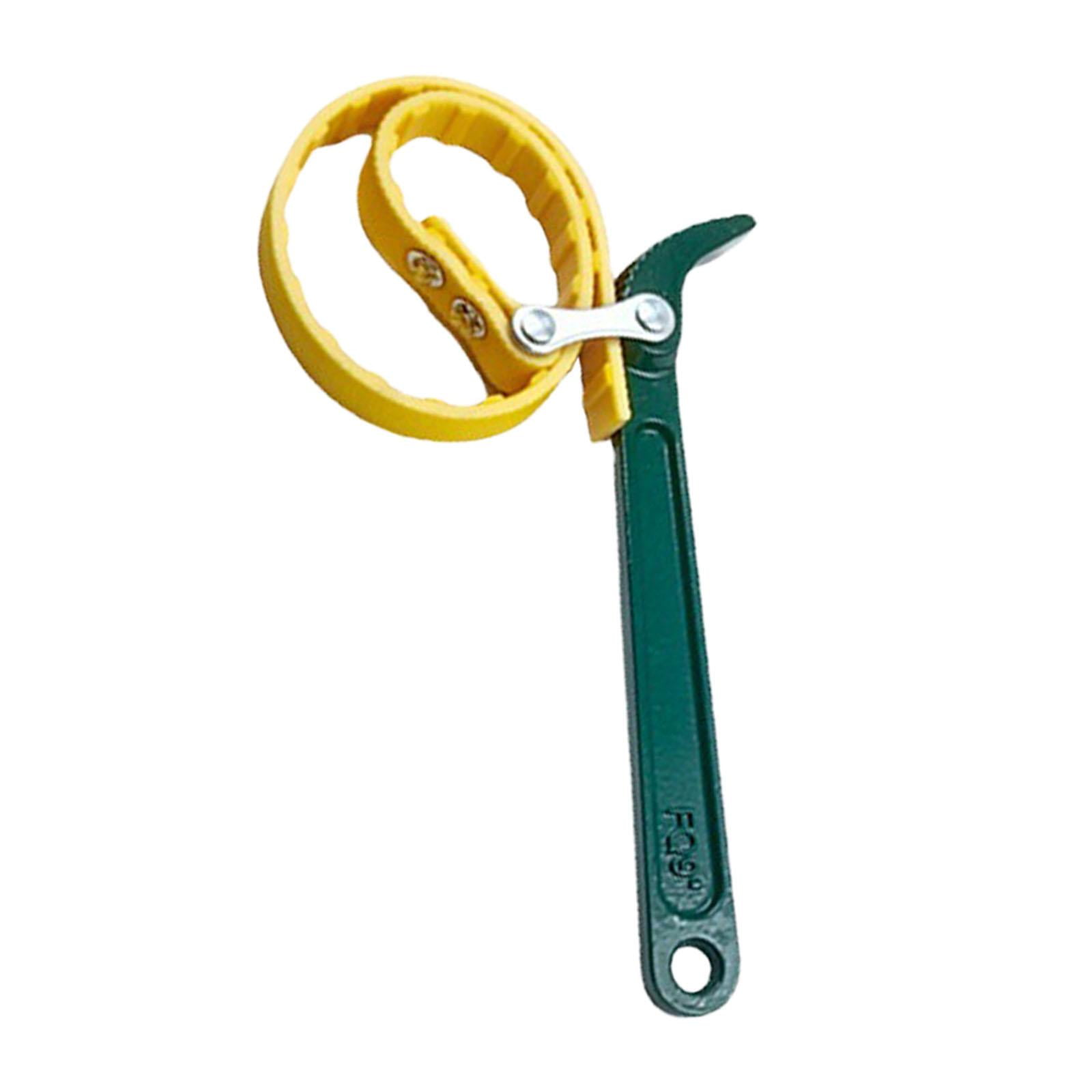 kesoto Belt Strap Wrench Adjustable Strap Wrench Anti Slip Steel Handle ...