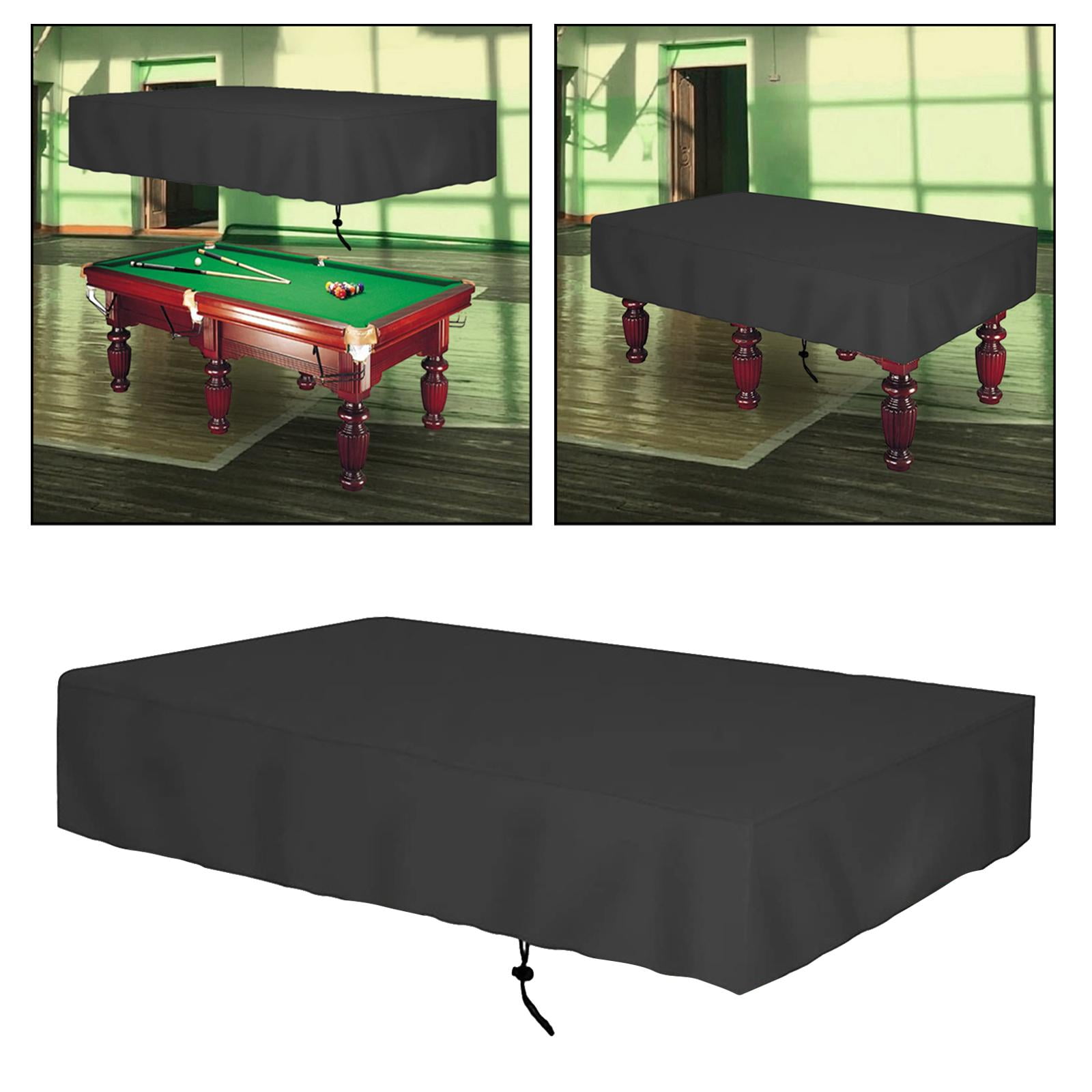 kesoto Billiard Pool Table Cover Patio Durable Elastic Cord Closure ...