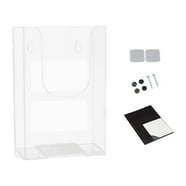 SHENHSA 2 Pack Acrylic Brochure Holder, 8.5 x 11 Inches Clear Booklet ...