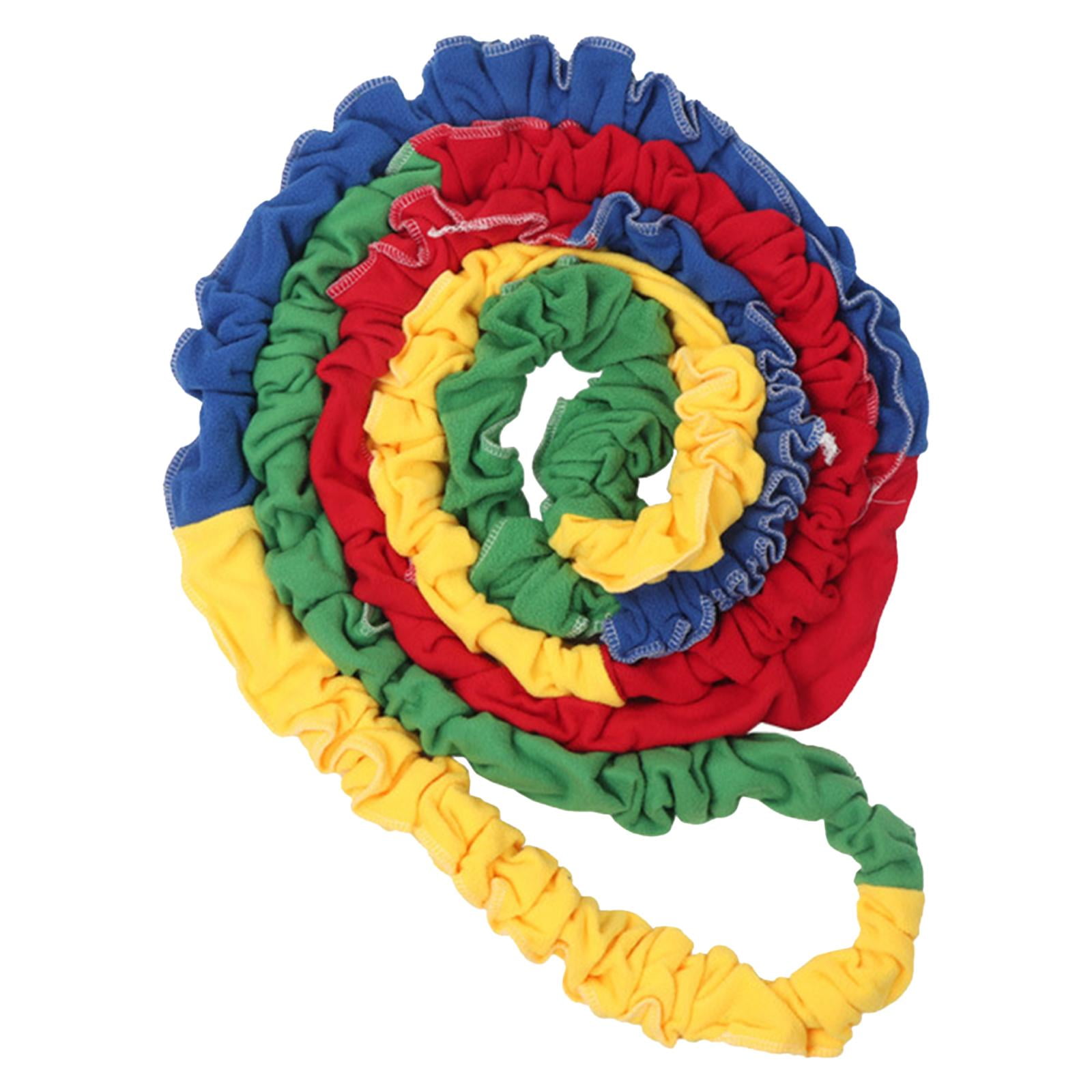 kesoto Elastic Cooperative Stretchable Band Exercise Band Loop Children Rainbow Colour School ...