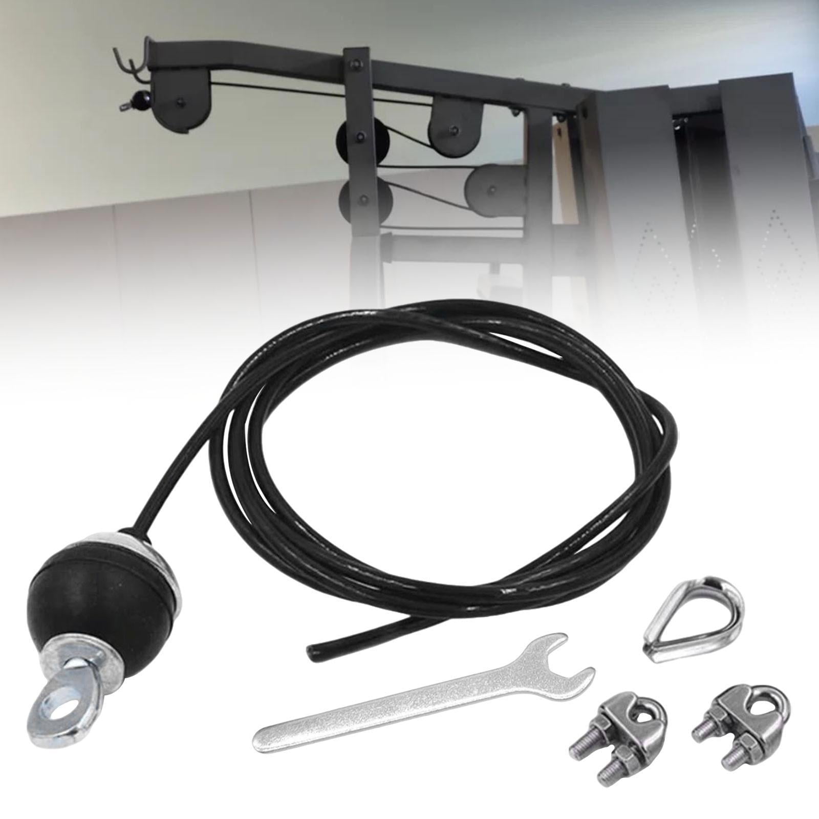 kesoto Fitness Pulley Cable LAT Pulldown Cable Heavy Duty Exercise 5mm ...