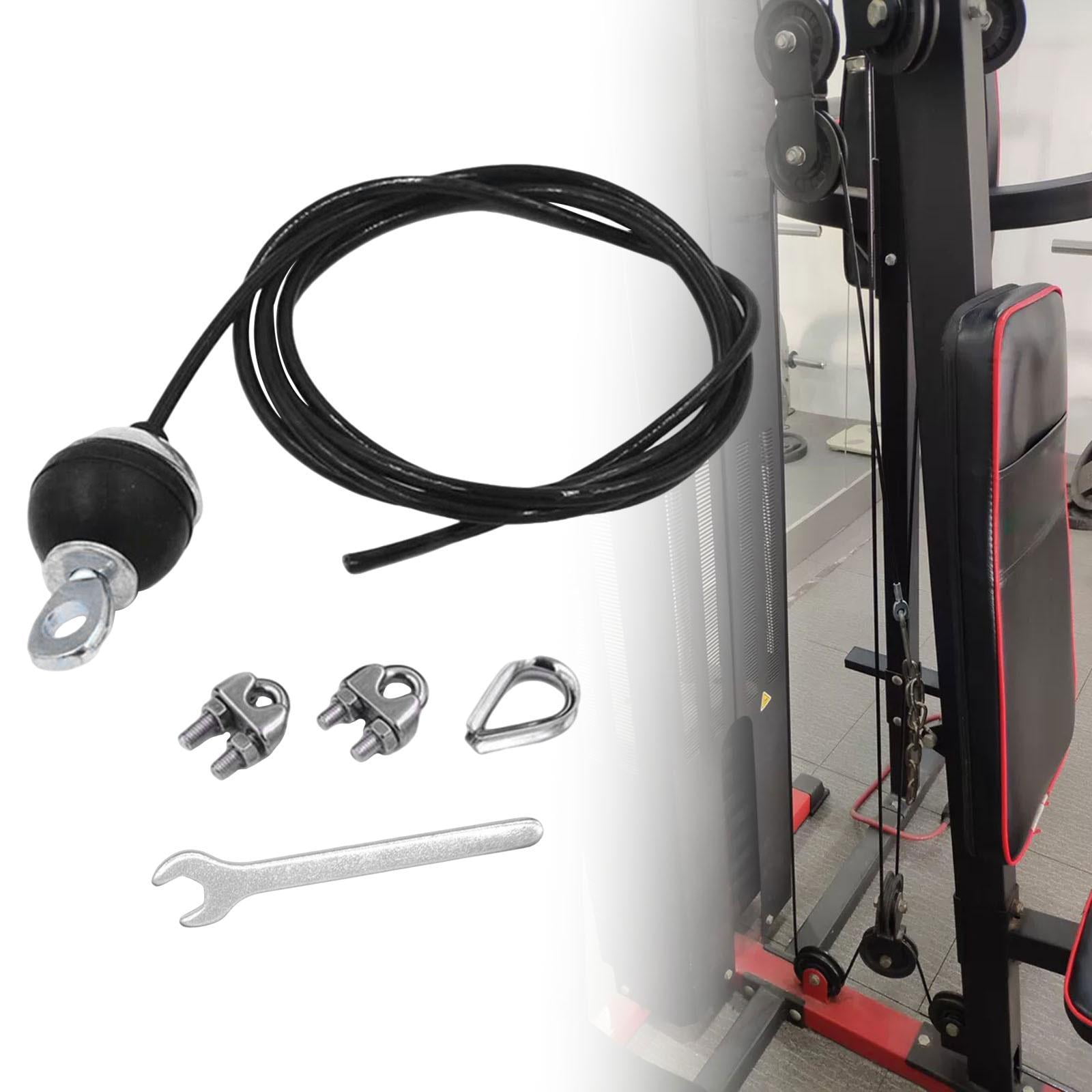 kesoto Fitness Pulley Cable LAT Pulldown Cable Heavy Duty Exercise 5mm ...