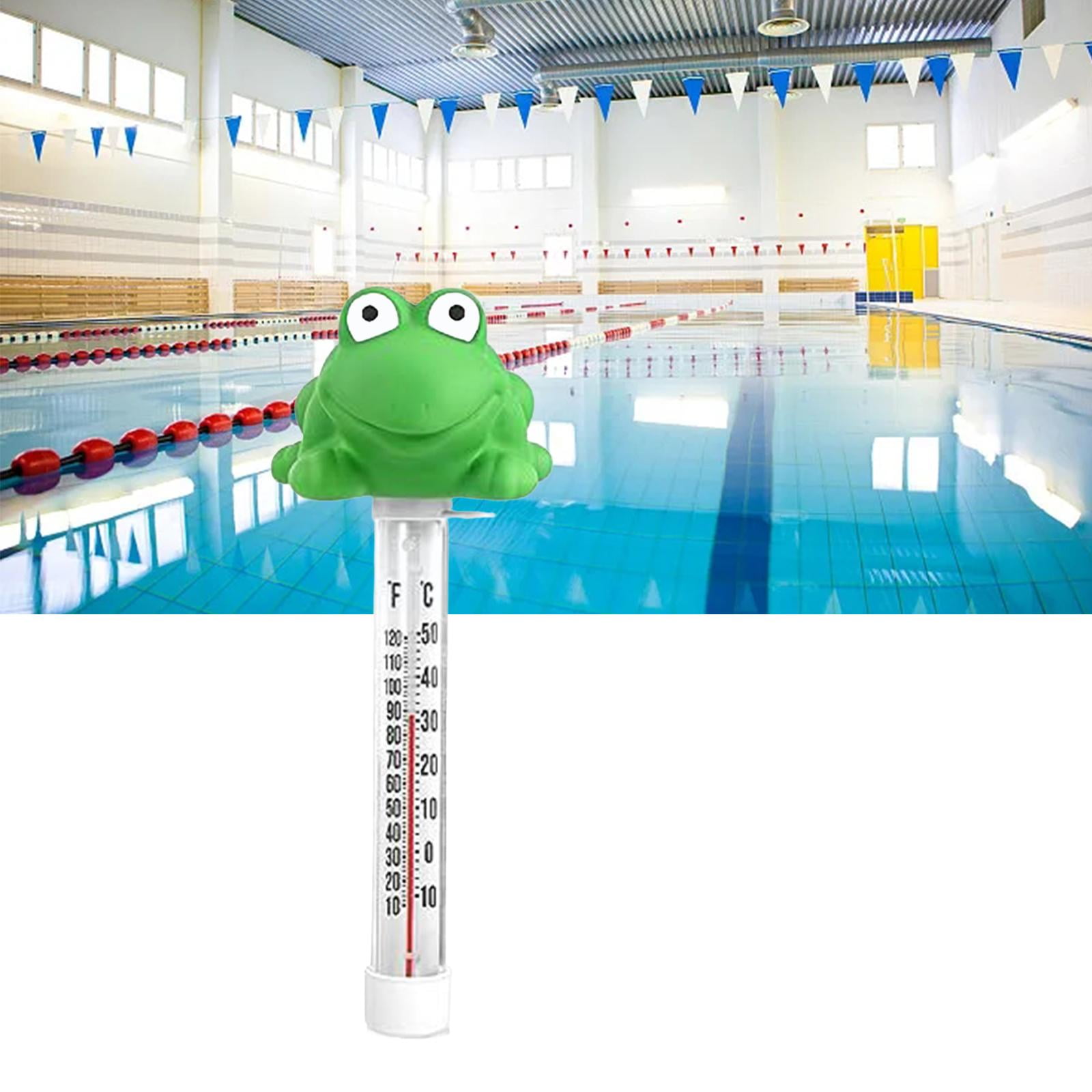 kesoto Frog Floating Pool Thermometer Easy to Read Gauge Portable with ...
