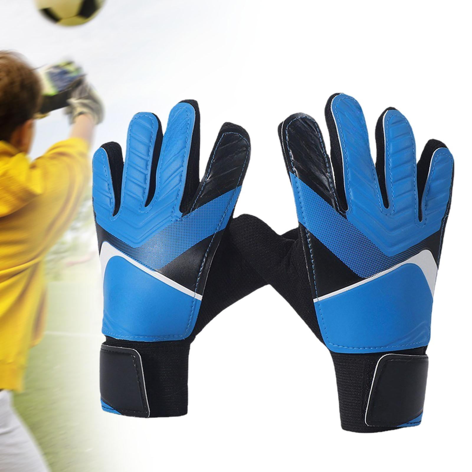 kesoto Goalkeeper Gloves Finger Protection for Kids Football Gloves for ...