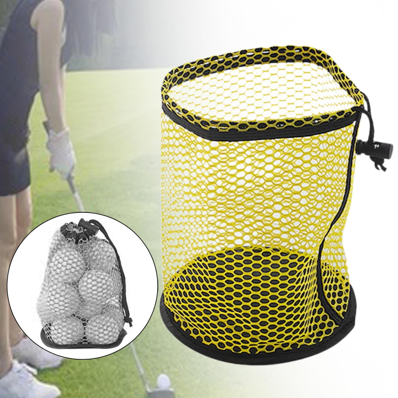 kesoto Golf Ball Bag Portable Small Golf Mesh Bag Golf Pouch for Sports ...