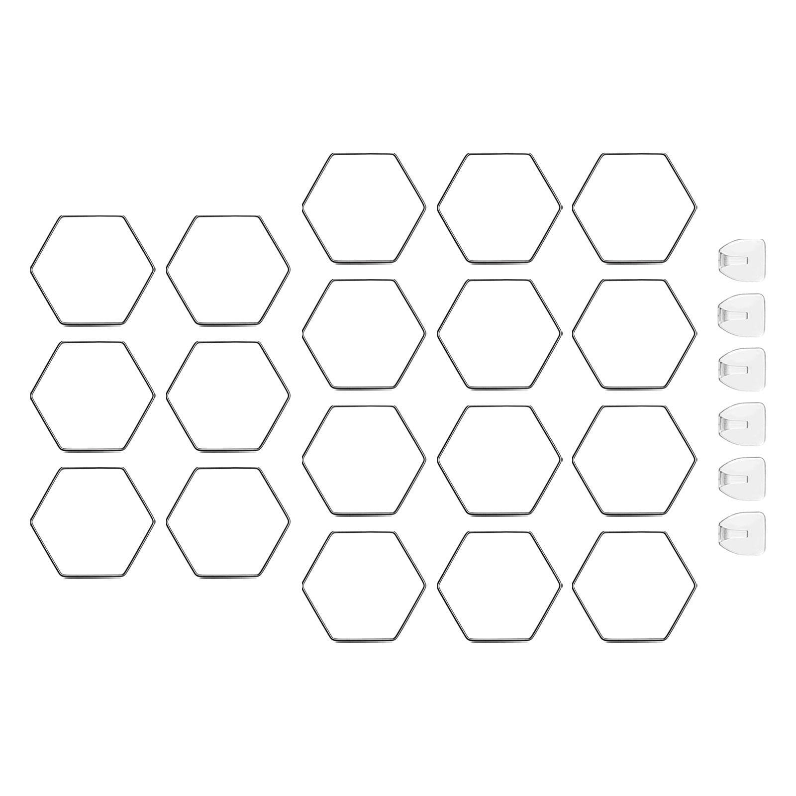 kesoto Indoor Plant Trellis Hexagon Chain Trellis Metal Houseplants ...