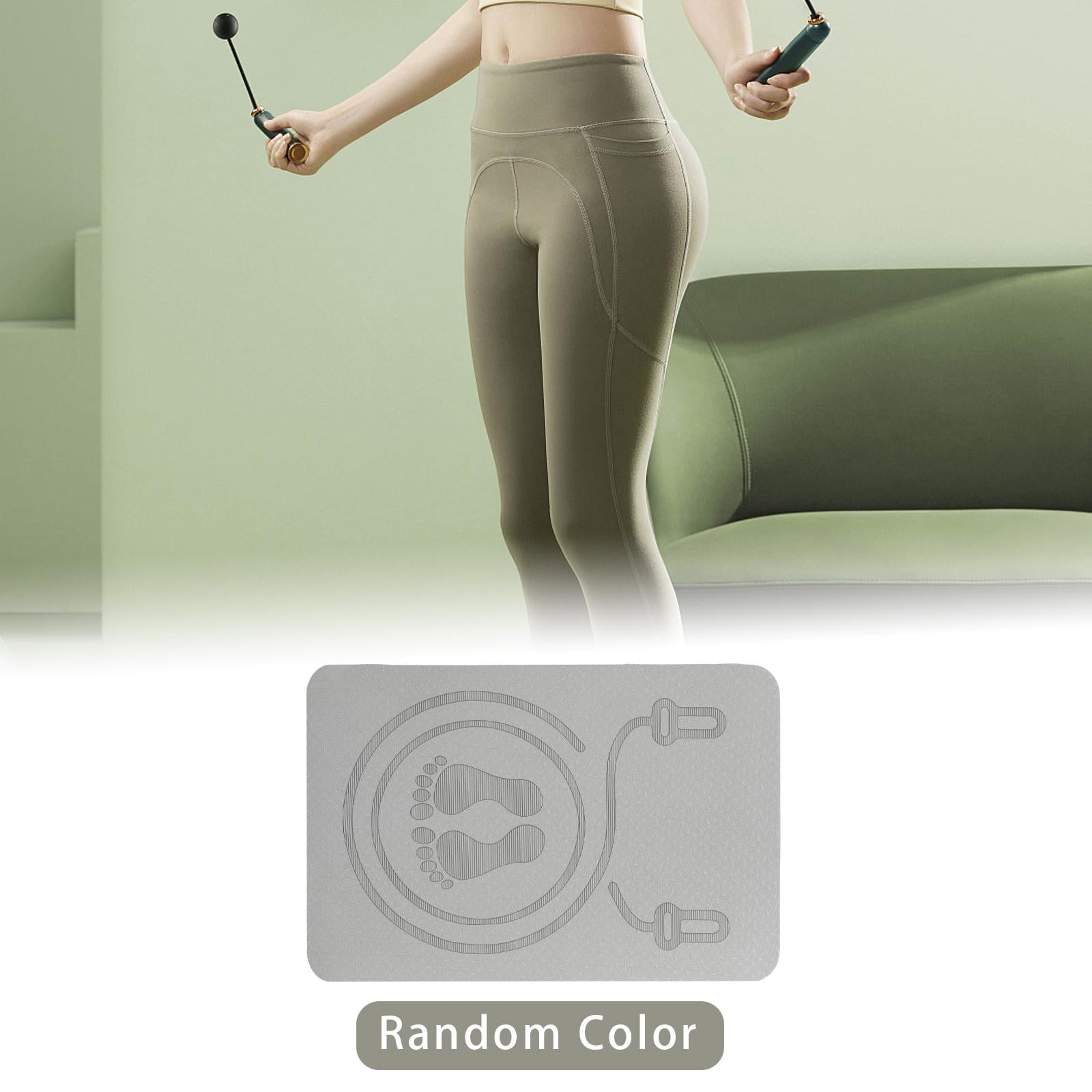 kesoto Jump Rope Mat, Fitness Exercise Mat Protects Floors and ...