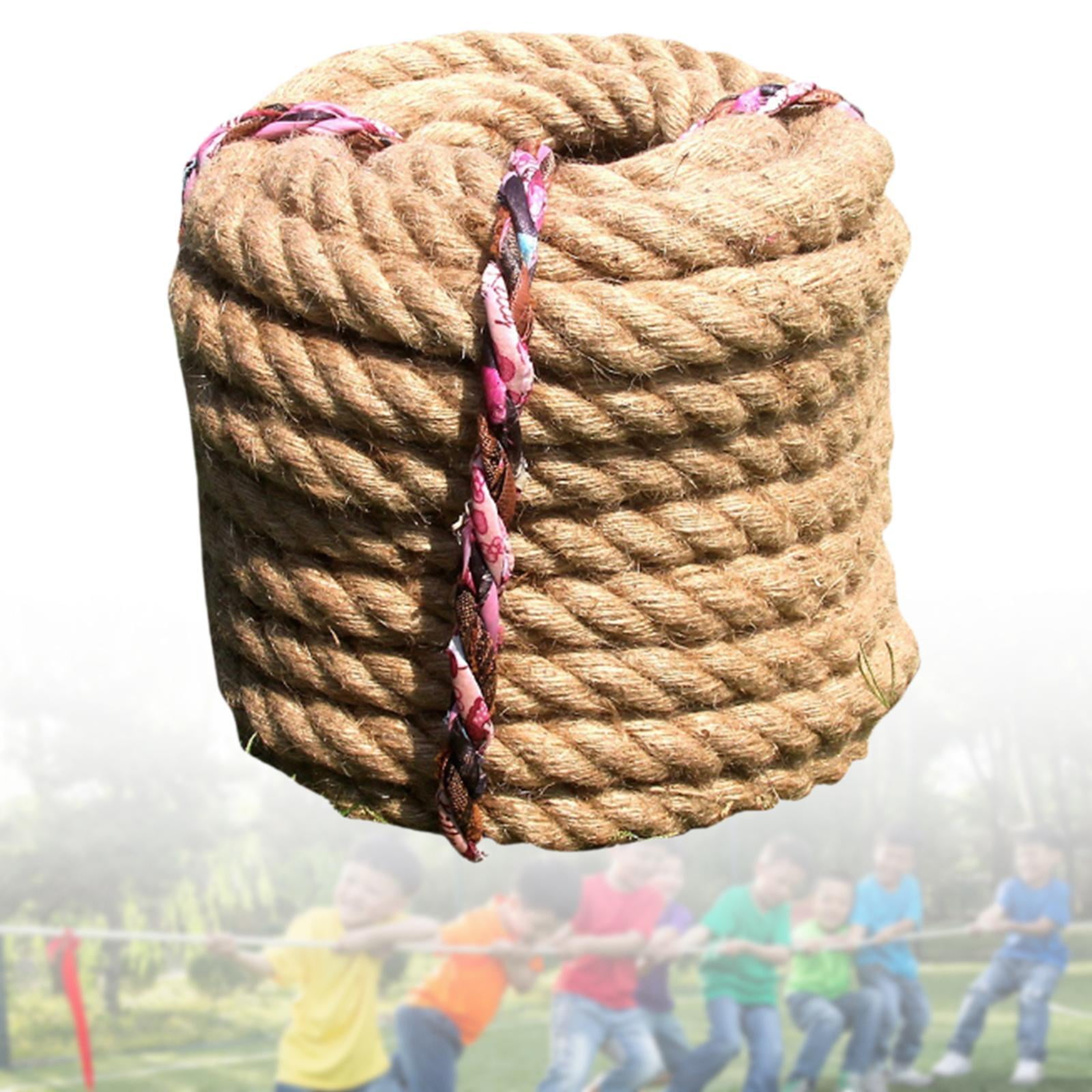kesoto Jute Rope Tug of Rope Crafts Wrap Furniture DIY Presents Tools ...