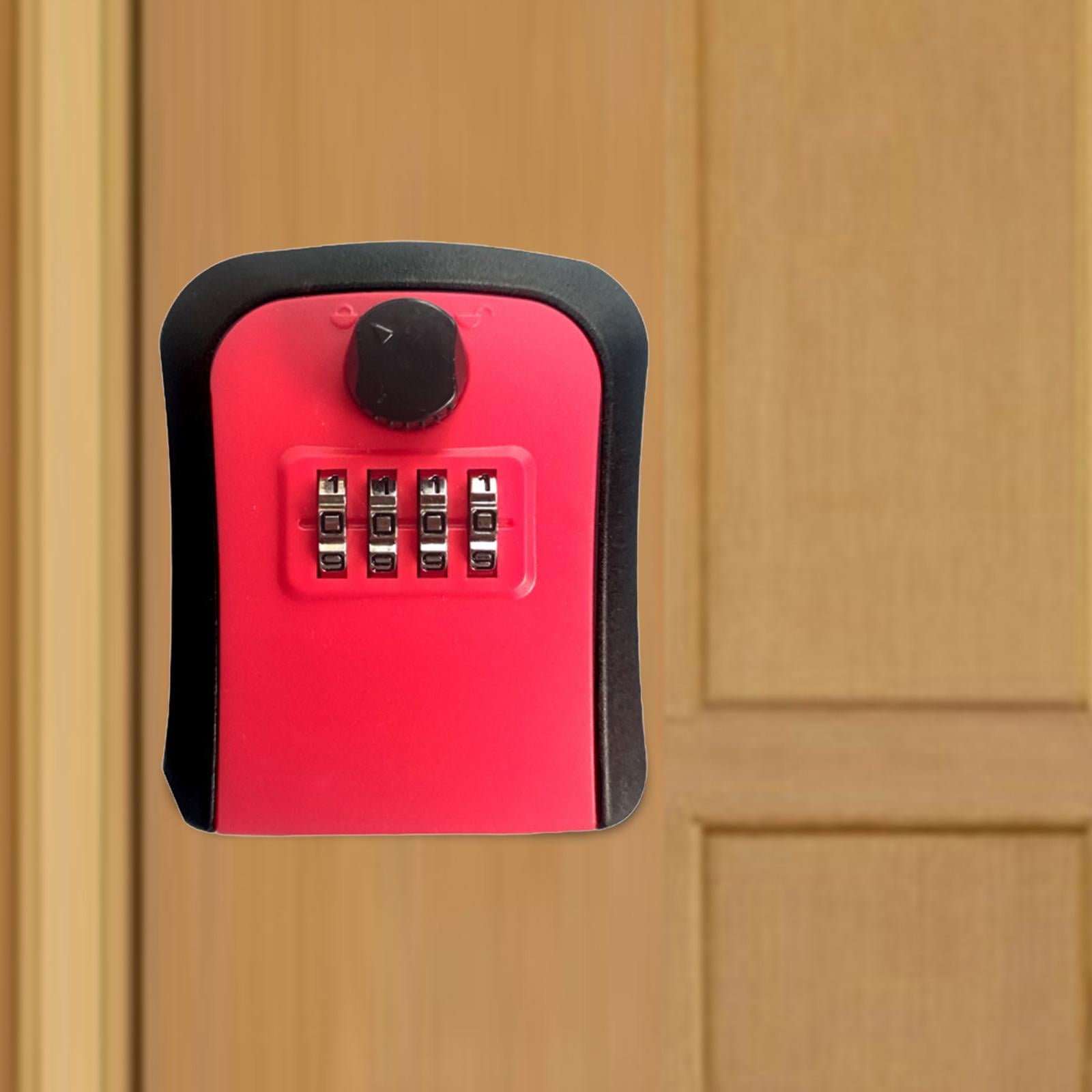 kesoto Key Lock Box Password Box 4 Digit Code Resettable Key Storage ...