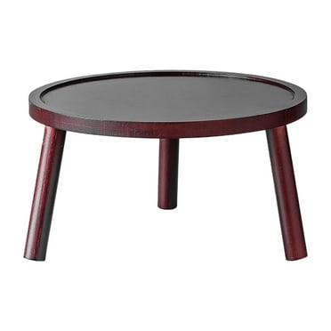 simhoa Mini Wooden Stool Plant Stand Plant Stool Decorative Small Round ...