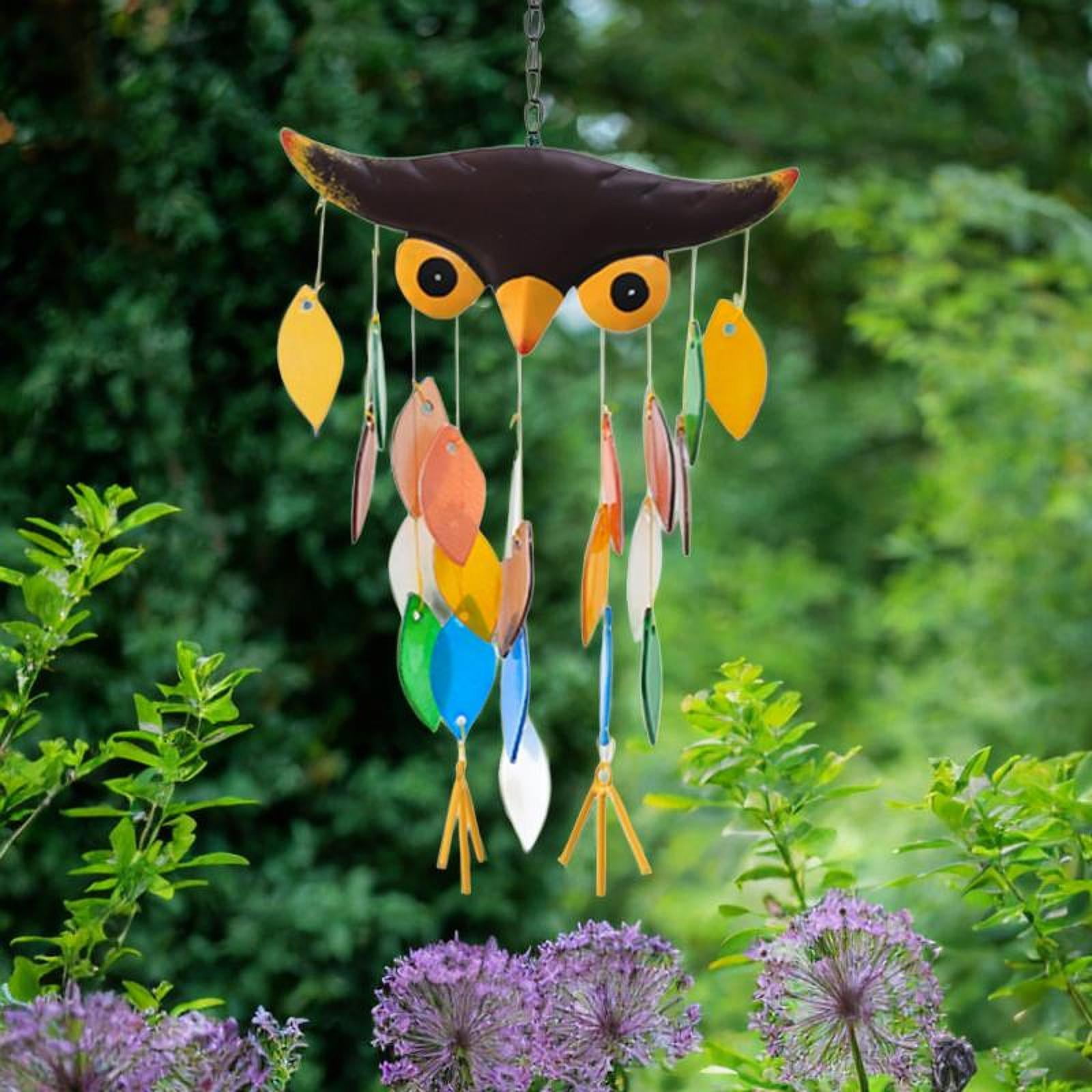 kesoto Owl Wind Chime Wind Chime for Outside Hanging Garden Collections ...