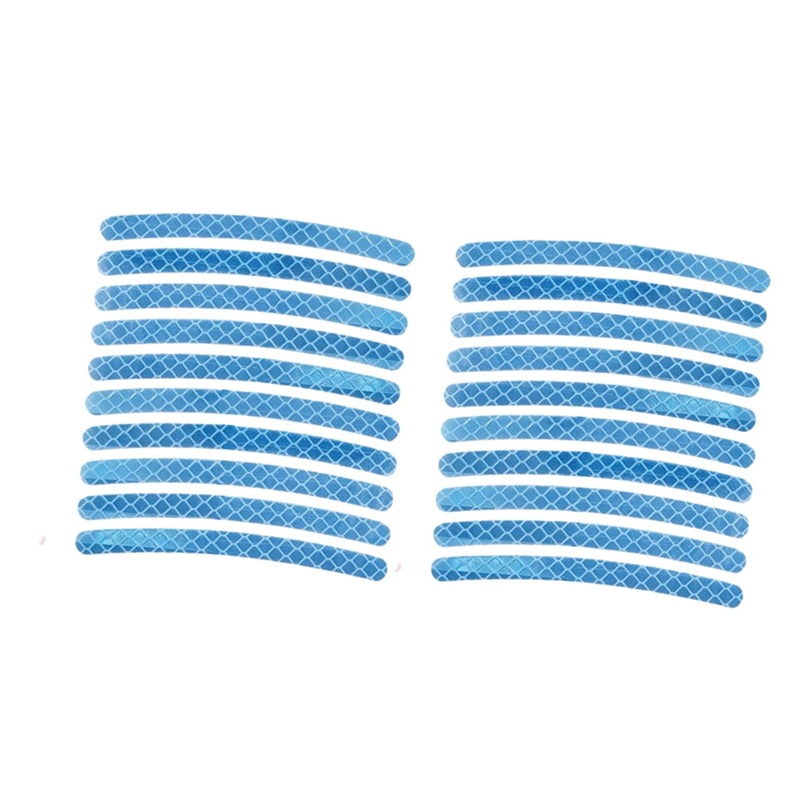 kesoto Set of 20 Car Wheel Hub Reflective Stickers,Night Reflective ...