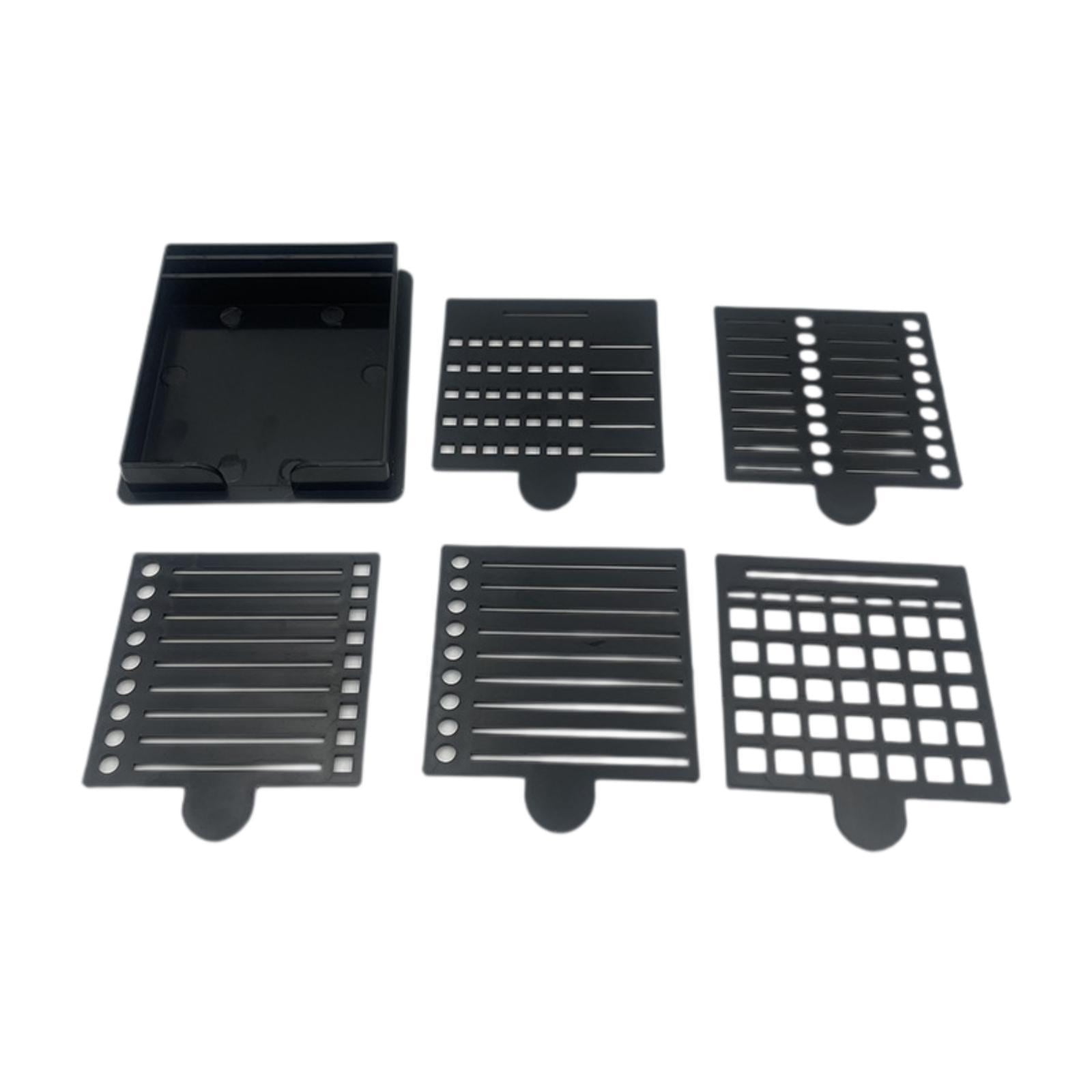 kesoto Sticky Note Holder with Stencil Memo Organizer Notepad Holder ...