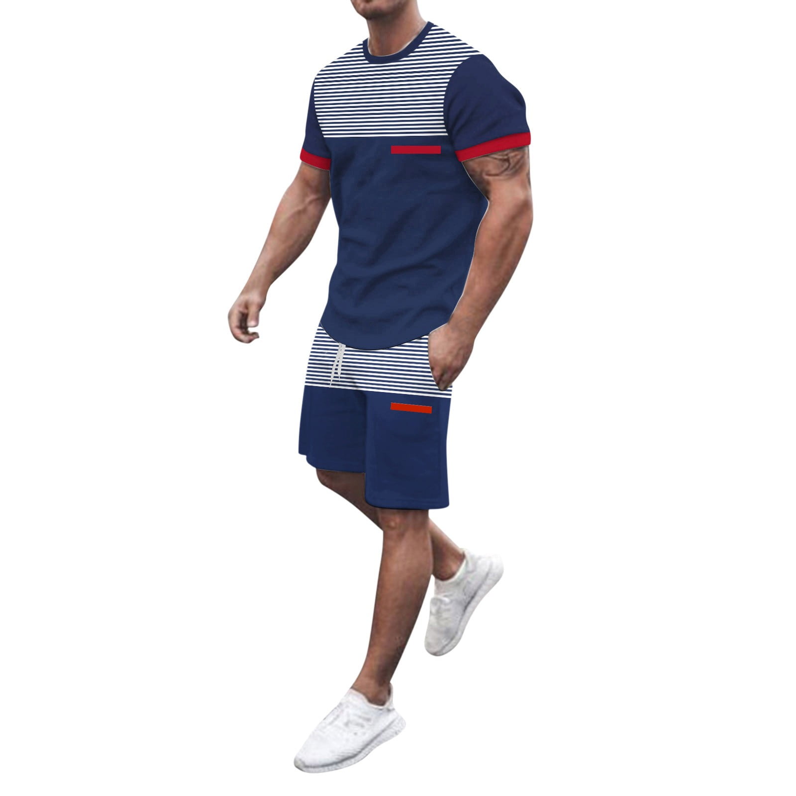 ketyyh-chn99 Gym Outfits For Men Set Men's Tracksuit 2 Piece Full Zip ...