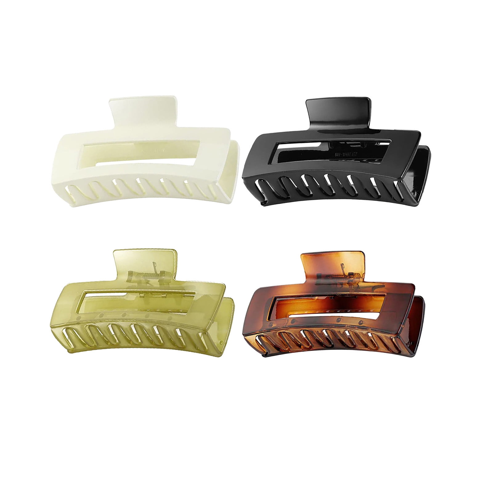 keusn hair clips 4 pack for woman thick hair 4in,non-slip matte big ...