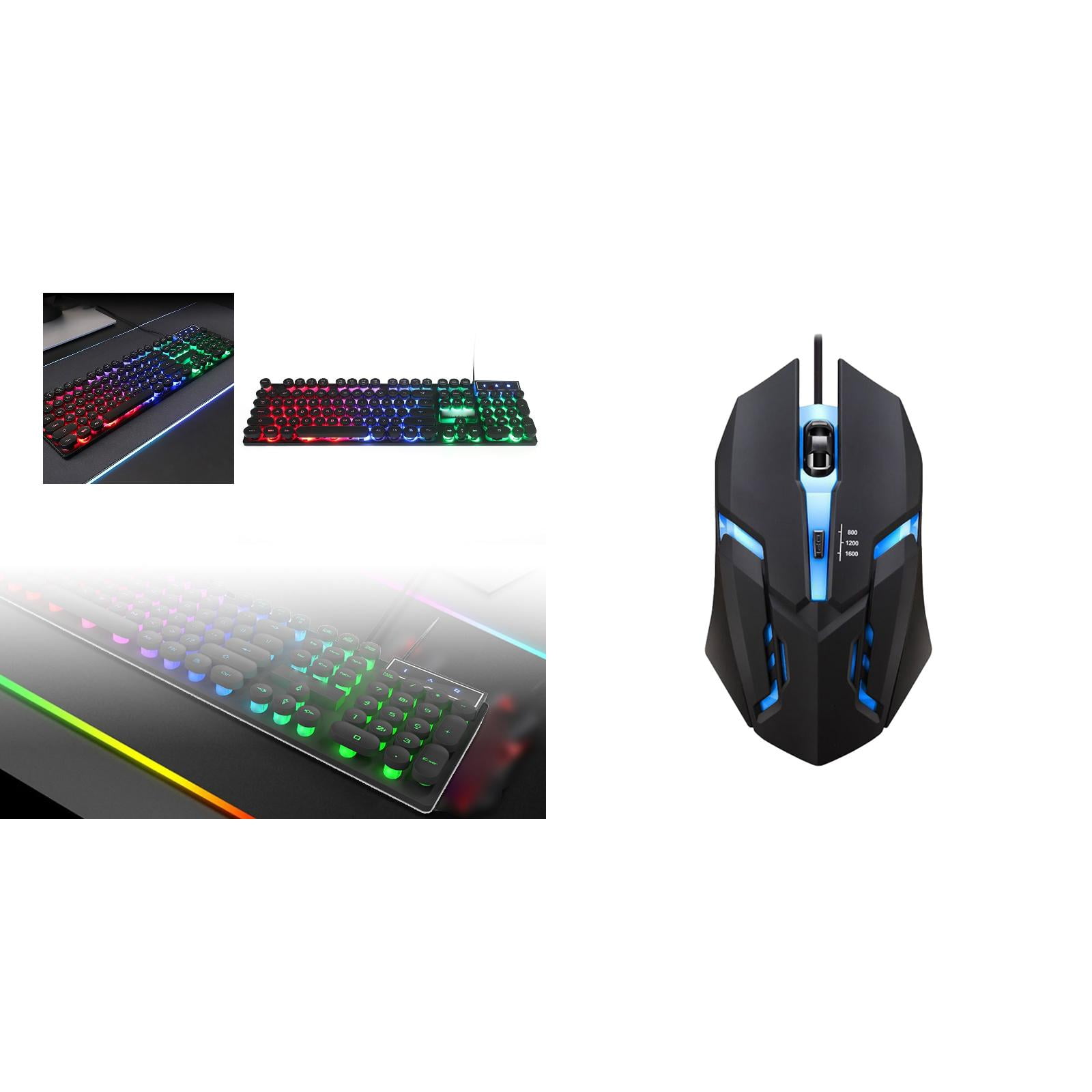 keyboard and mouse gaming Backlit Programmable pc gaming accessories ...
