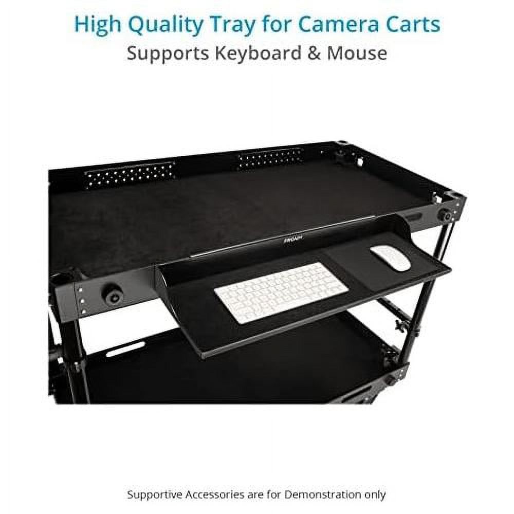 keyboard tray for camera production cart. compatible with cart, v1.1 ...