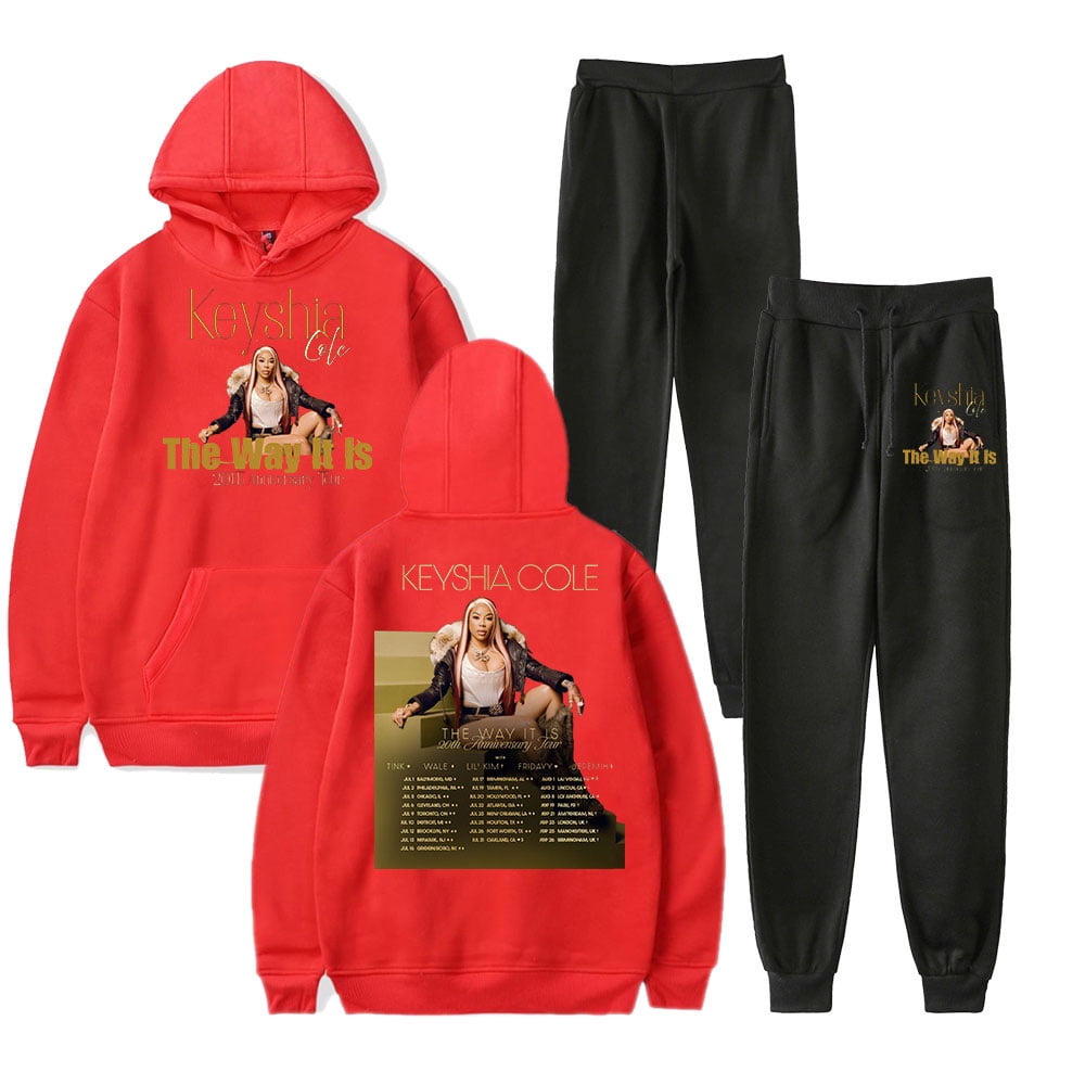 keyshia Cole Tour 2025 Merch Hoodie and SWEATPANTS set pop print Unisex ...