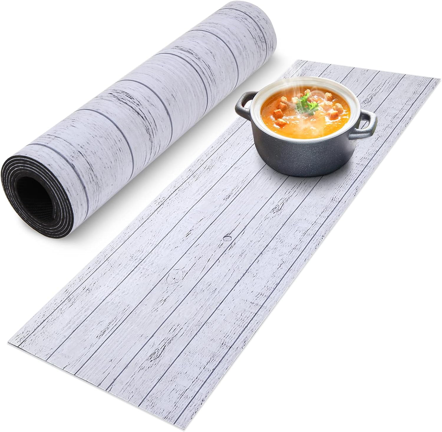 khhdgfhh 2 Pcs Trivet Table Runner Hot Plates Mat 12 X 40 Inch Heat ...