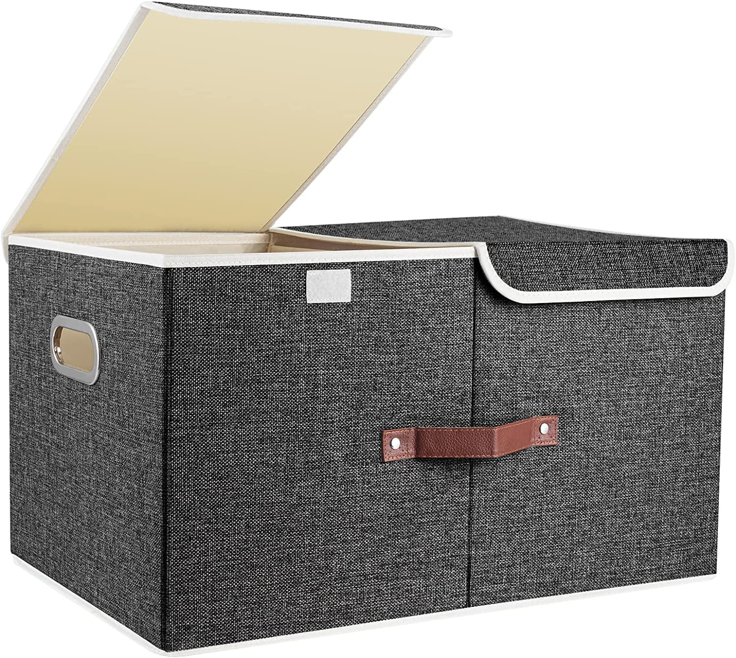 khhdgfhh Extra Large Collapsible Storage Bins with Lids and ...