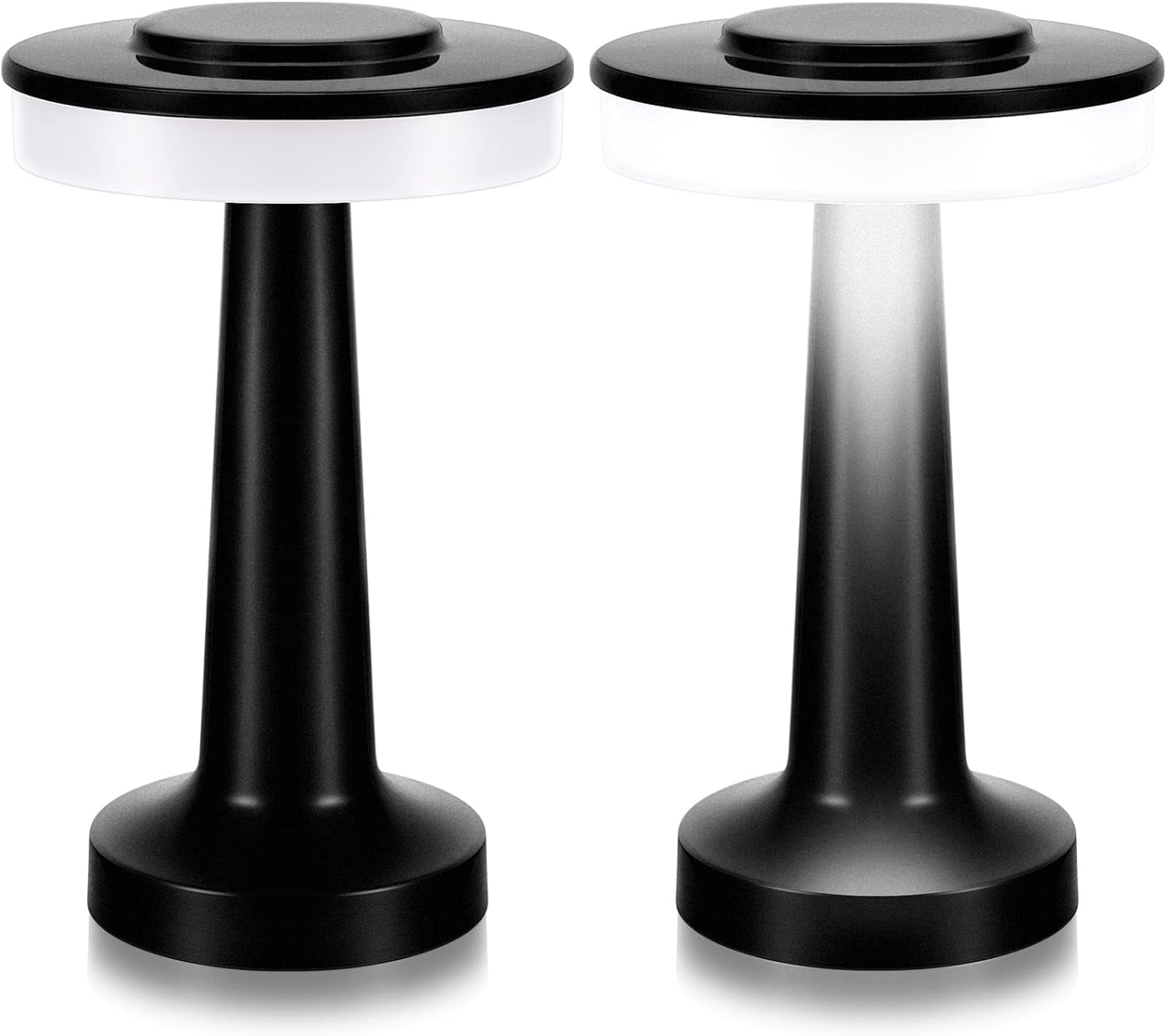 khhdgfhh LED Portable Cordless Table Lamp with Touch Sensor 3 Color ...