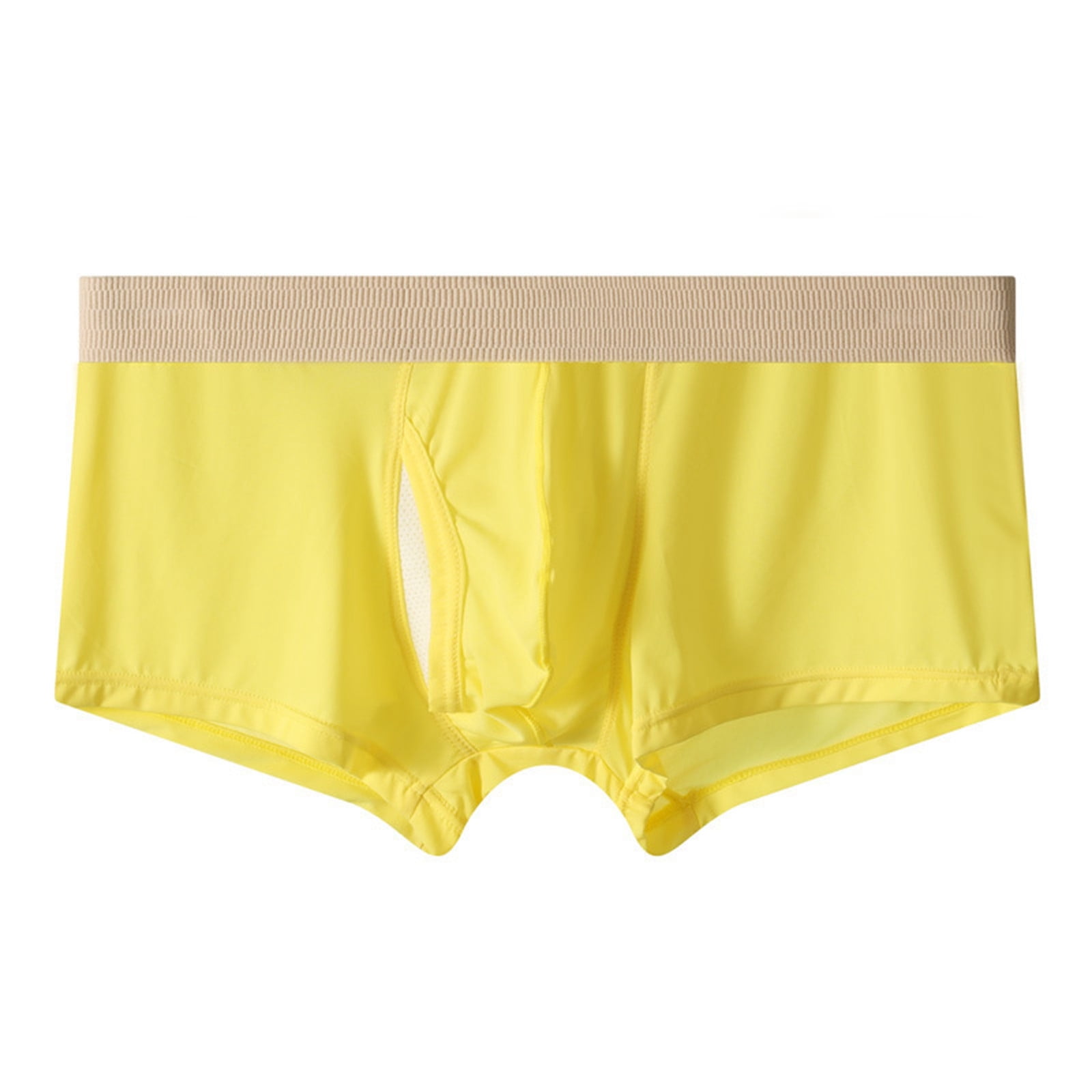 khonts,Men's Breathable Underpants Sexy Open Front Underwear Boxer ...
