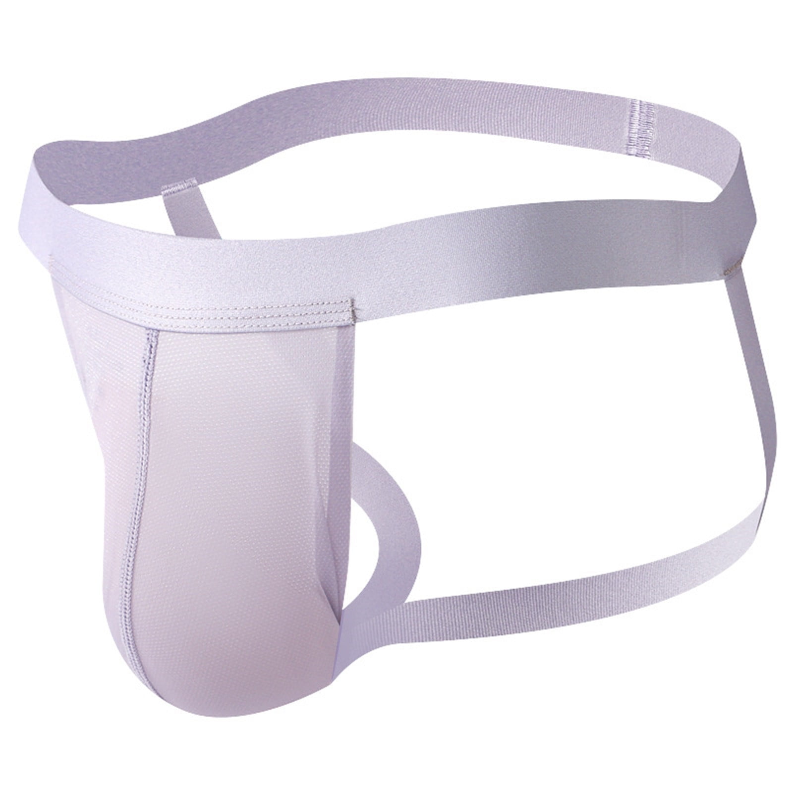 khonts,Men's Sexy Jockstrap Thongs Low Waist Underwear See-Through ...