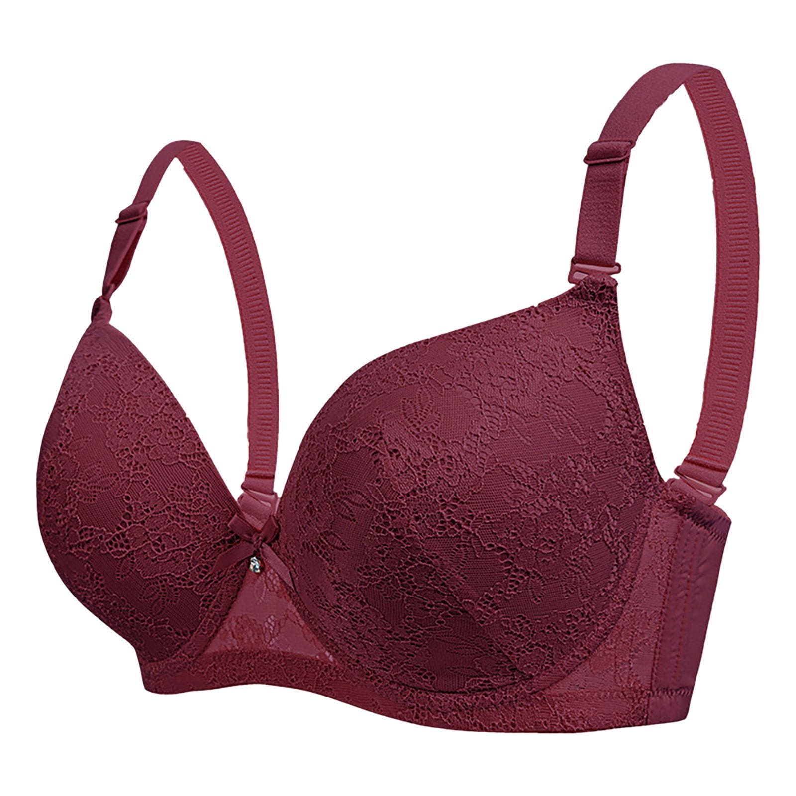 khonts,Women's Lace Supportive Push up Bra Underwire Lift Thin Pad Bras ...