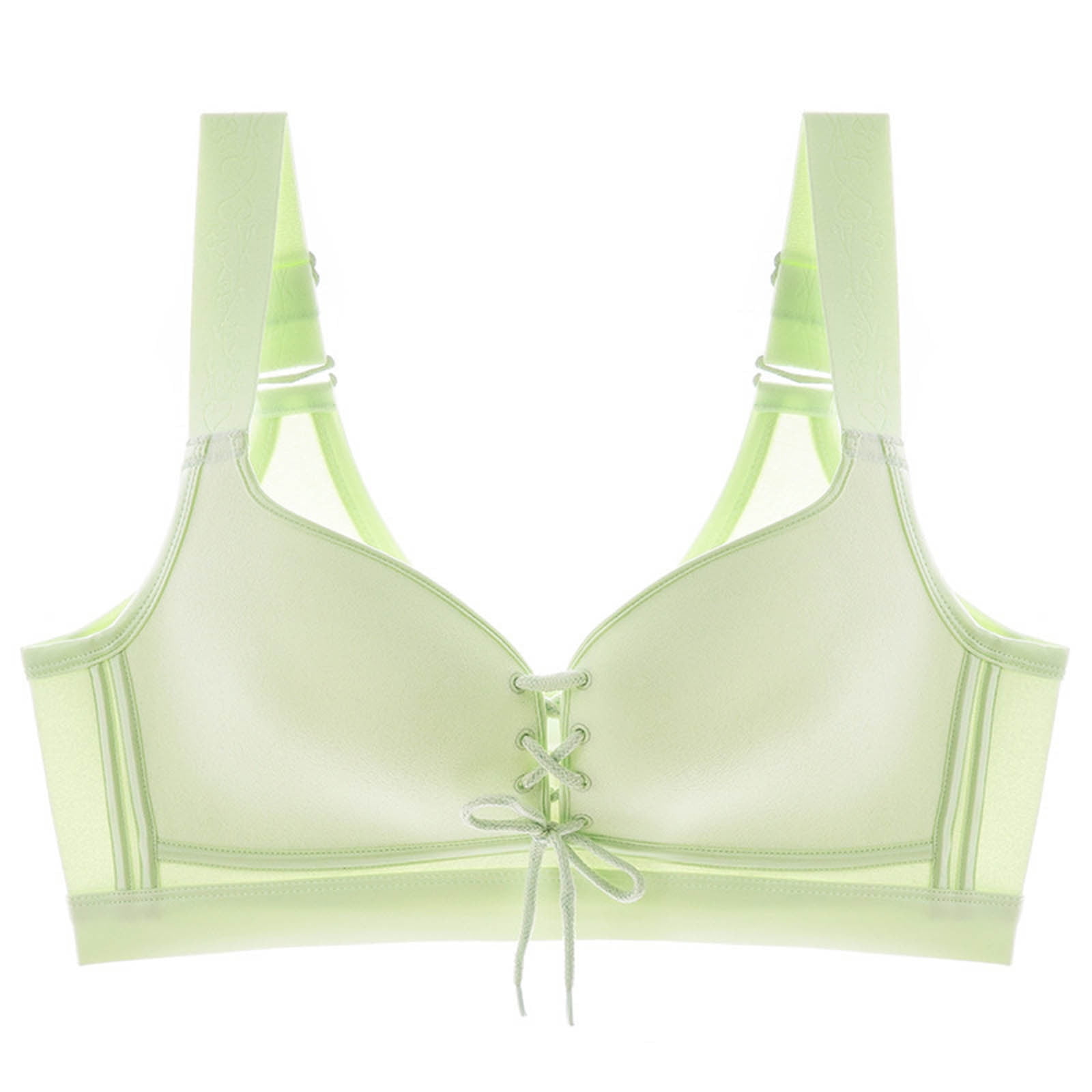 khonts,Women's Push up Drawstring Bras Supportive Wireless Cleavage Bra ...