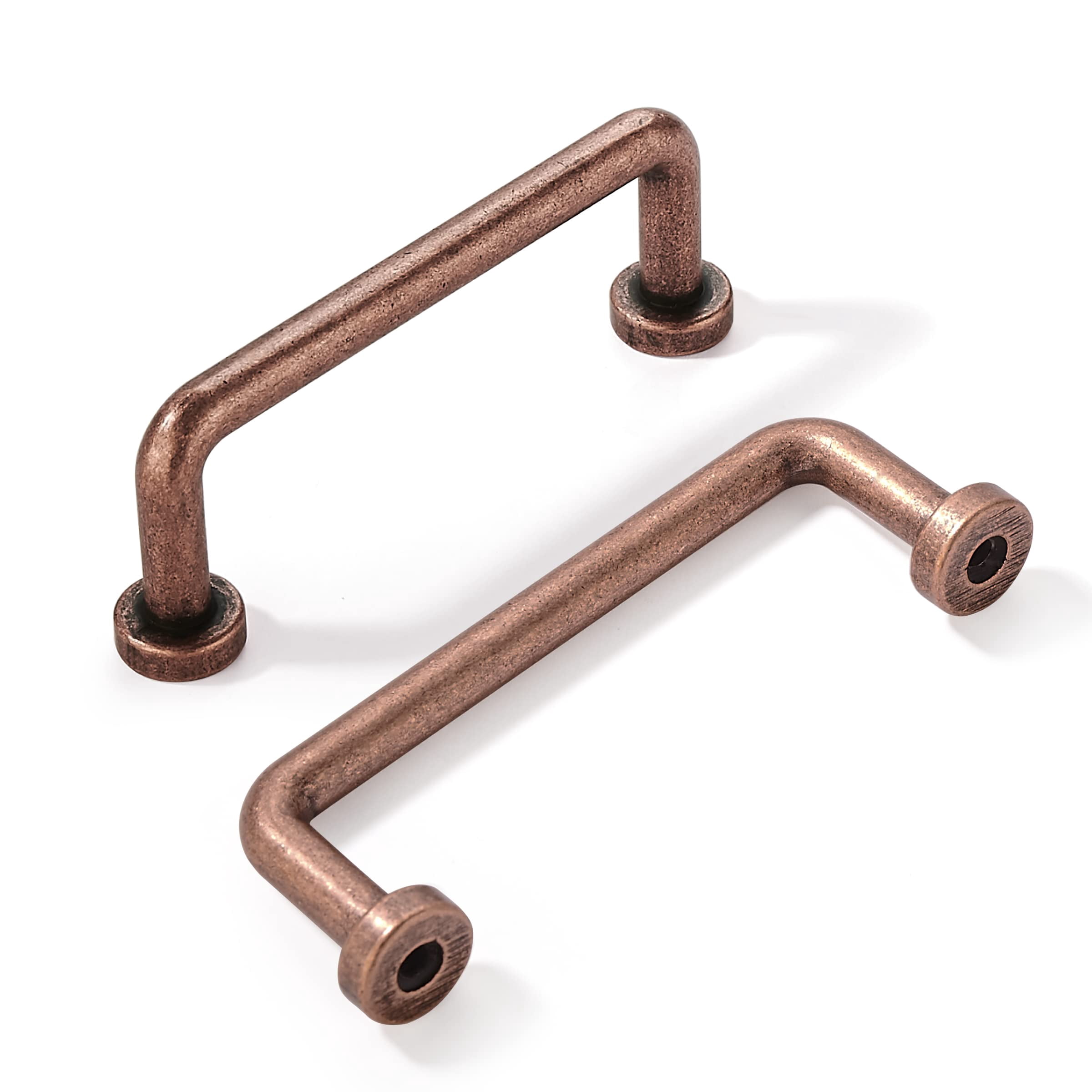 khtumeware 10 Pack 3 inch Hole Center Antique Copper Cabinet Pulls ...