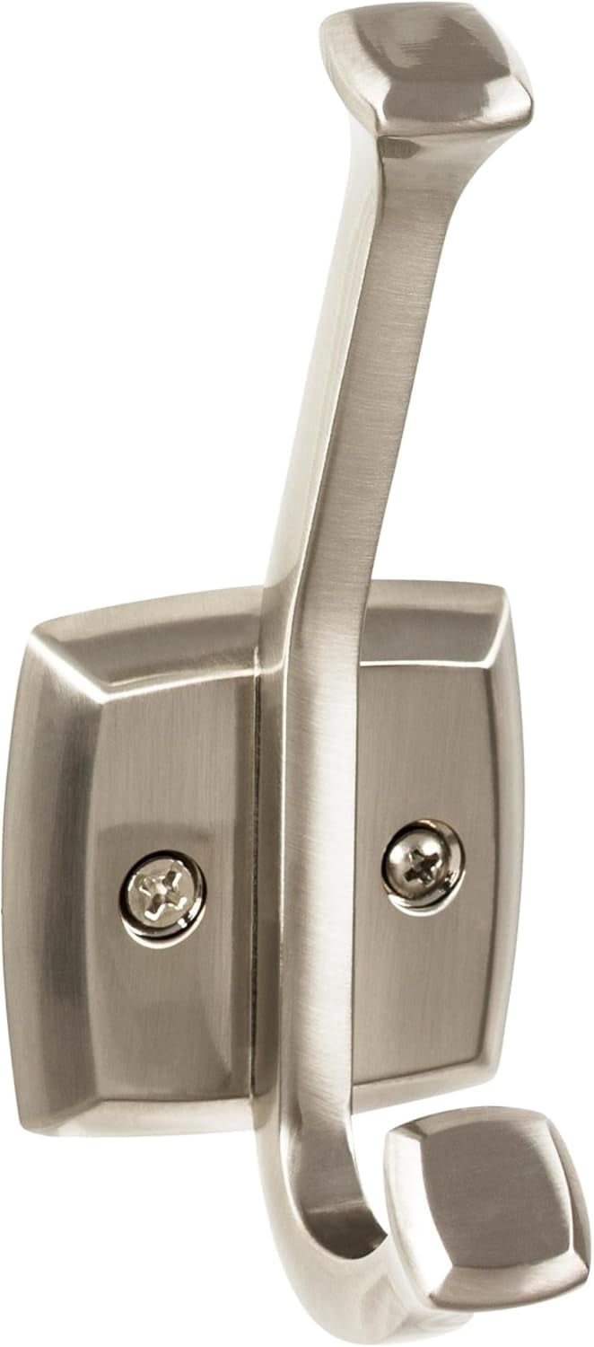 khtumeware 5 Pack Double Prong Decorative Wall Hook | Polished Nickel ...