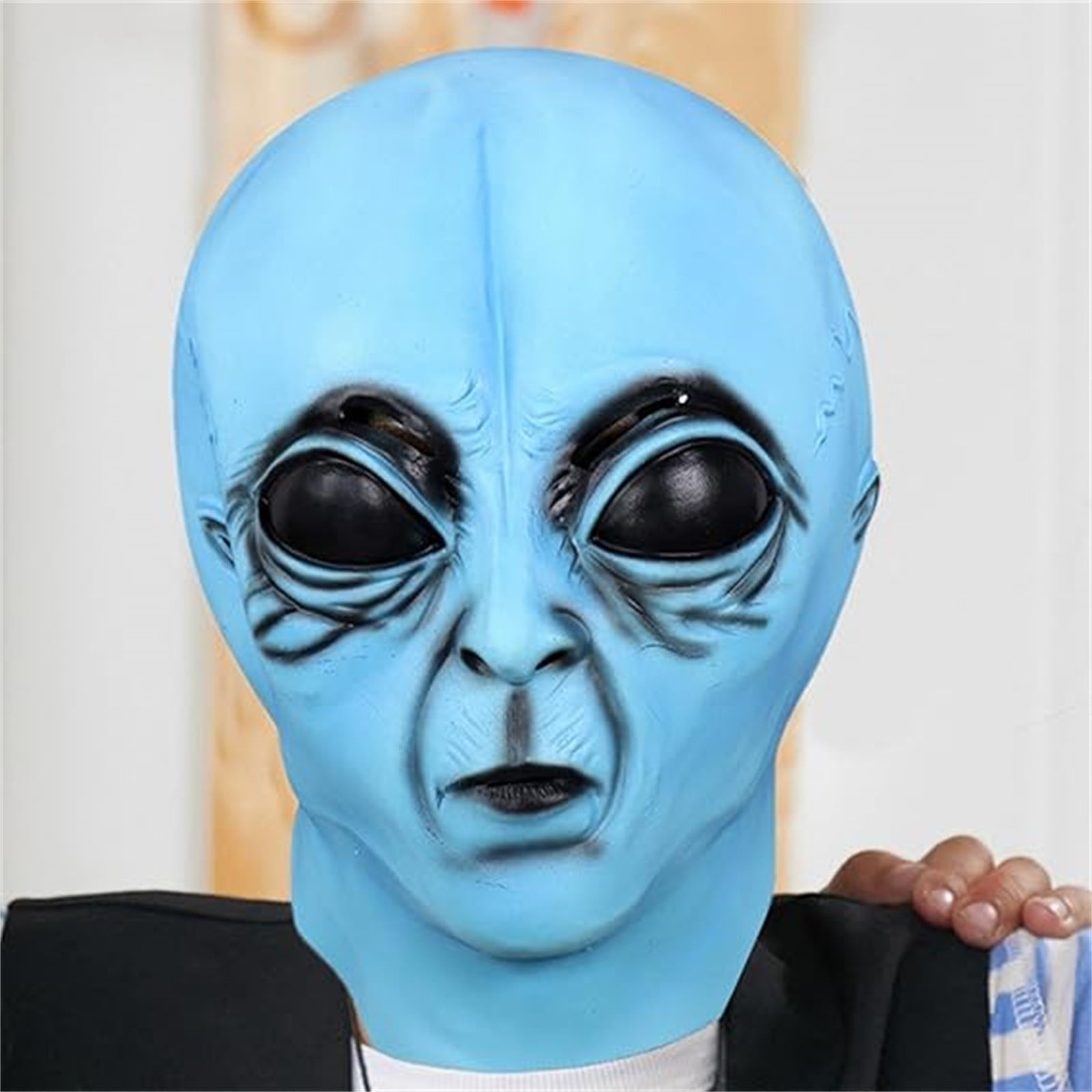 khvru 2024 Alien Head Props Funny Alien Head Props Portable Festival ...