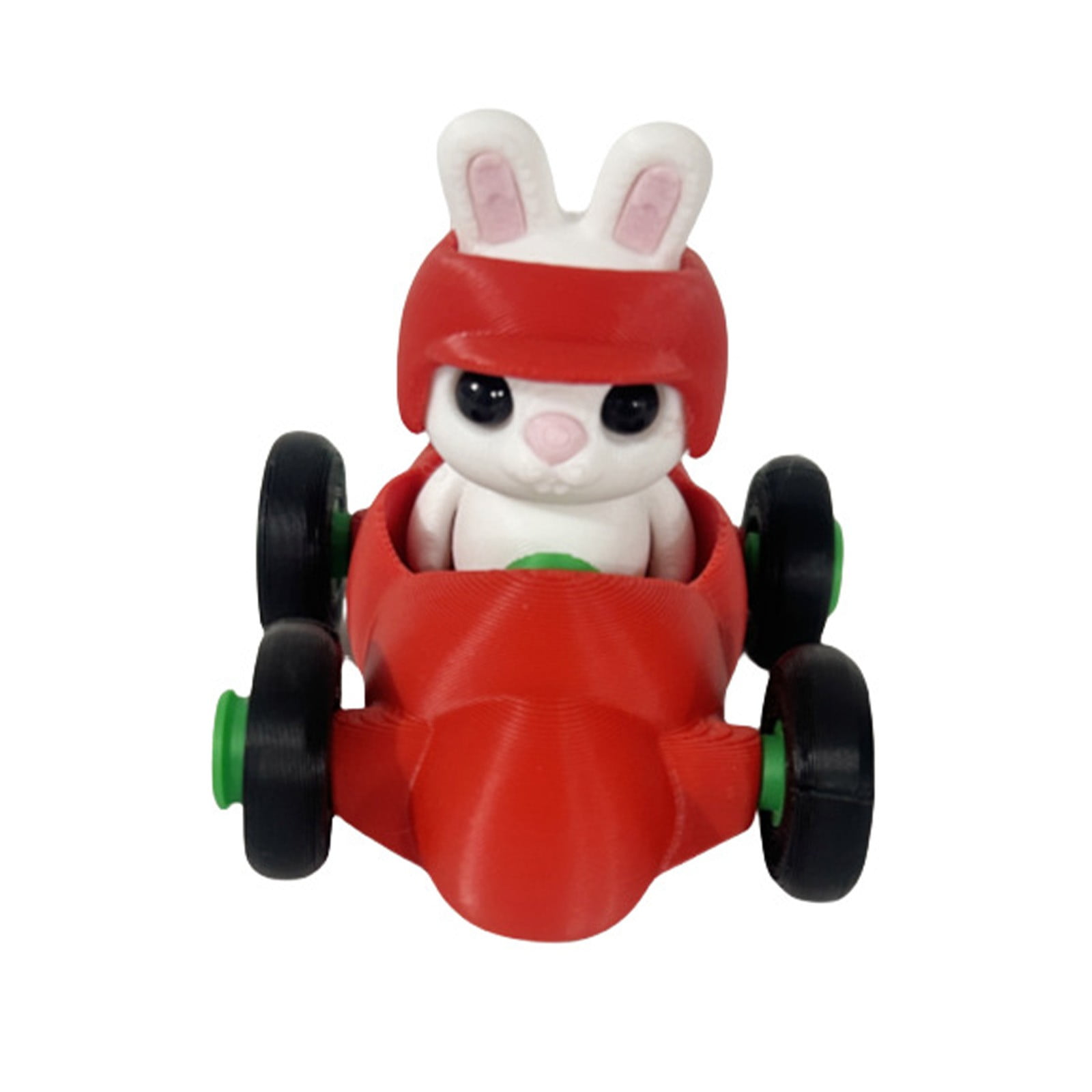 kid's Ride'n Play - Doll Playset with 1 Poseable Bunny Wearing a Safety ...